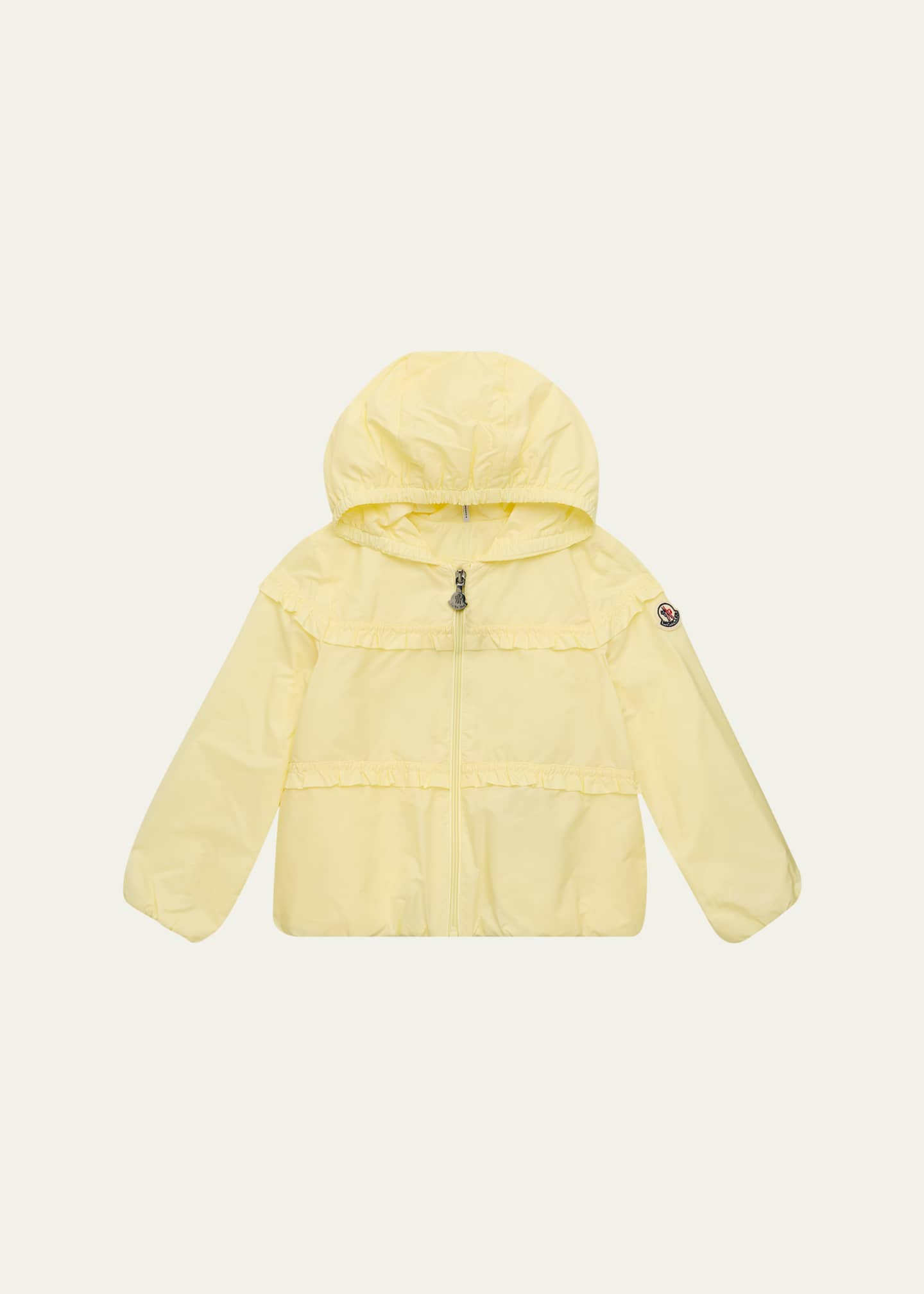 Moncler Girl's Hiti Hooded Rain Jacket, Size 9M-3 - Bergdorf Goodman
