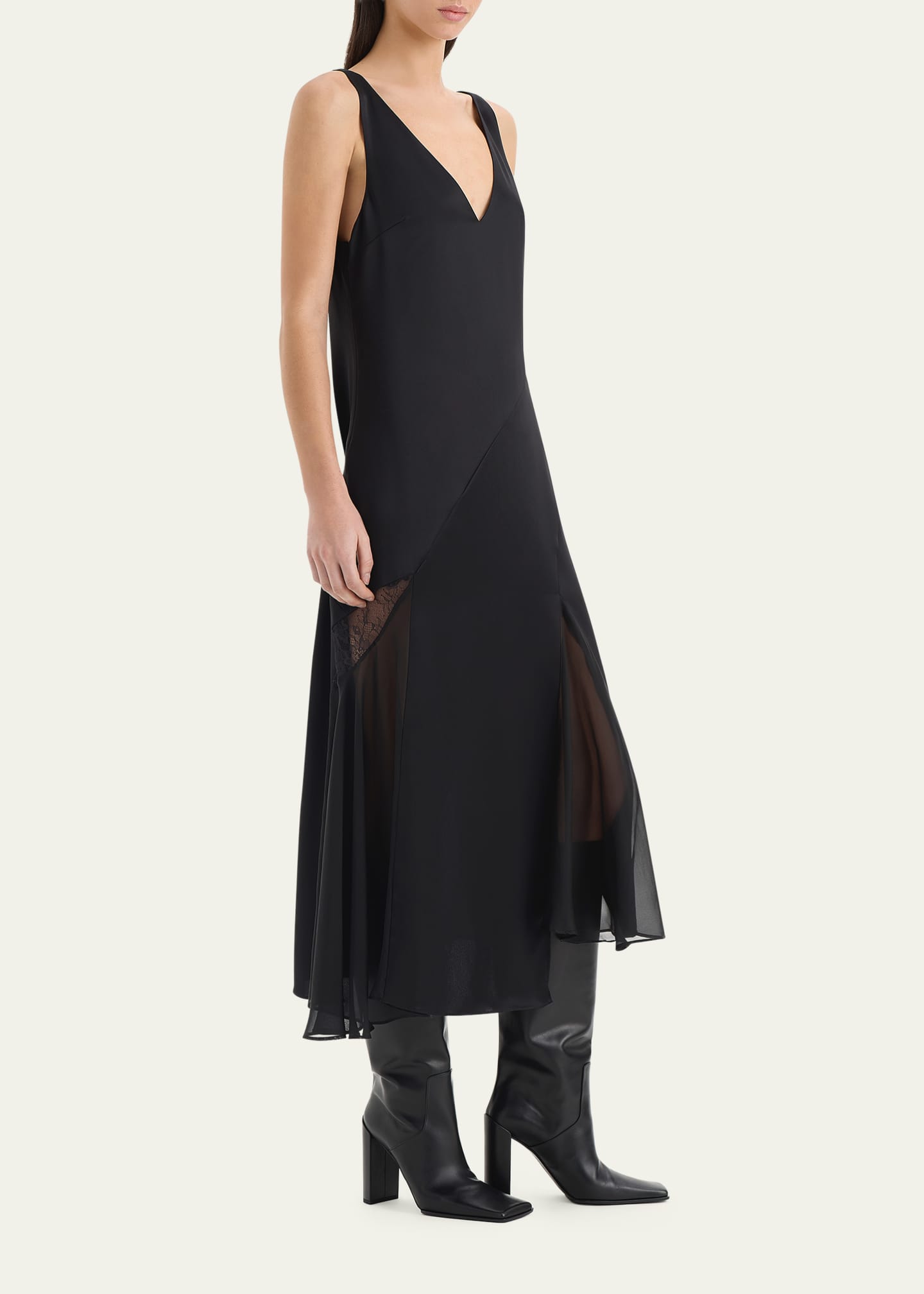 SIR Ingrid Lace Midi Dress - Bergdorf Goodman