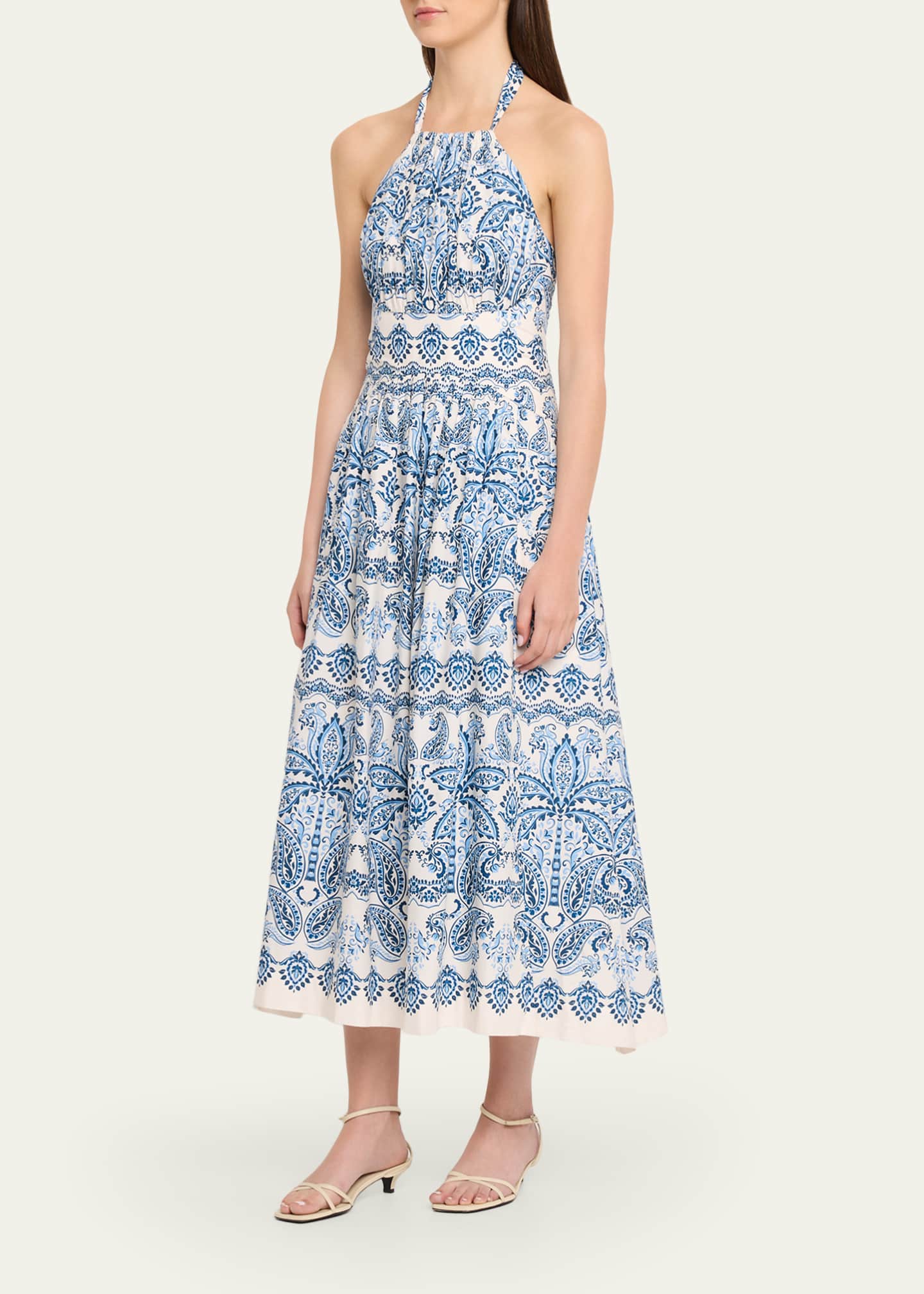 Cara Cara Denise Halter Midi Dress - Bergdorf Goodman