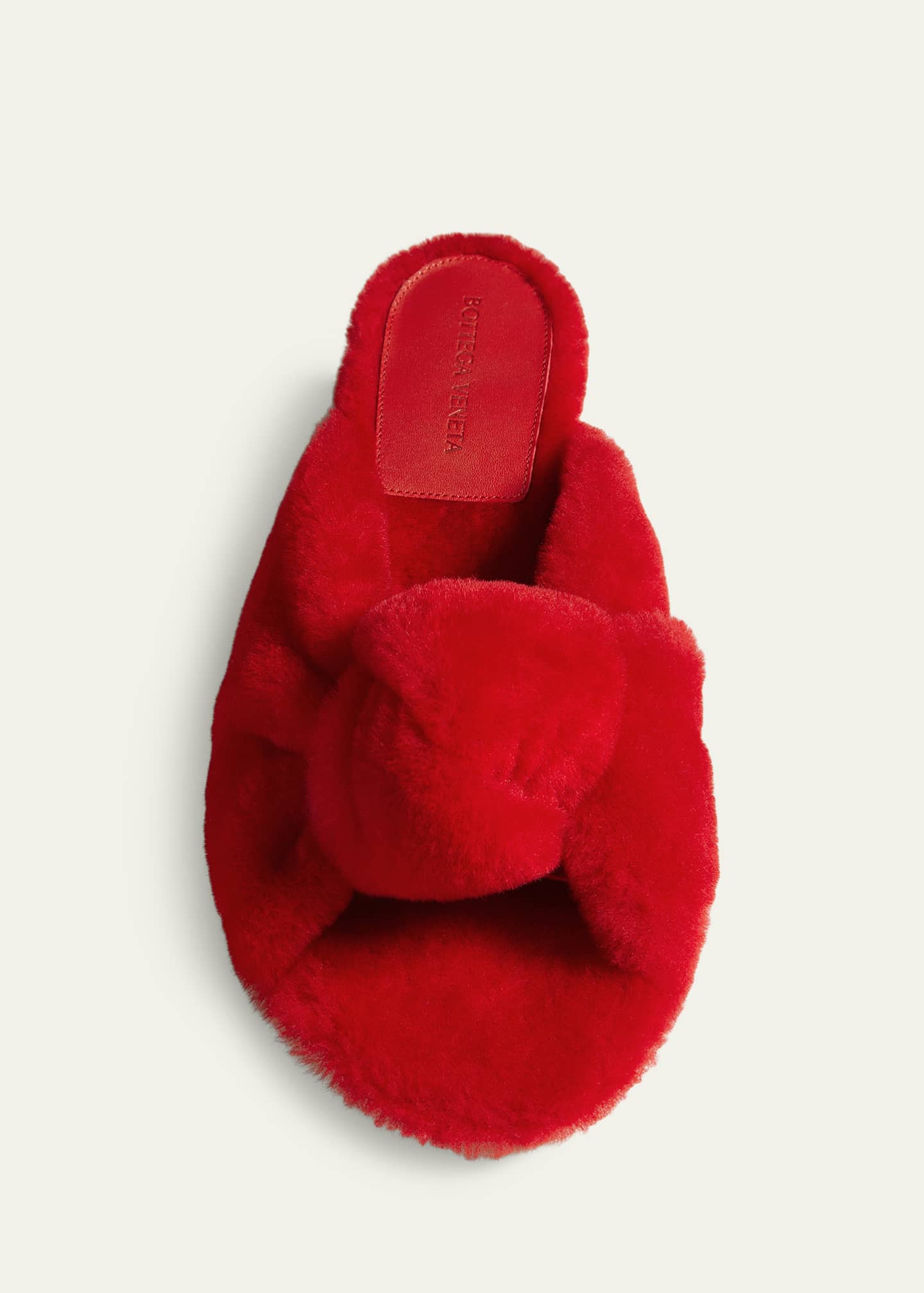 Bottega Veneta Carded Merino Wool Knotted Kitten-Heel Sandals ...