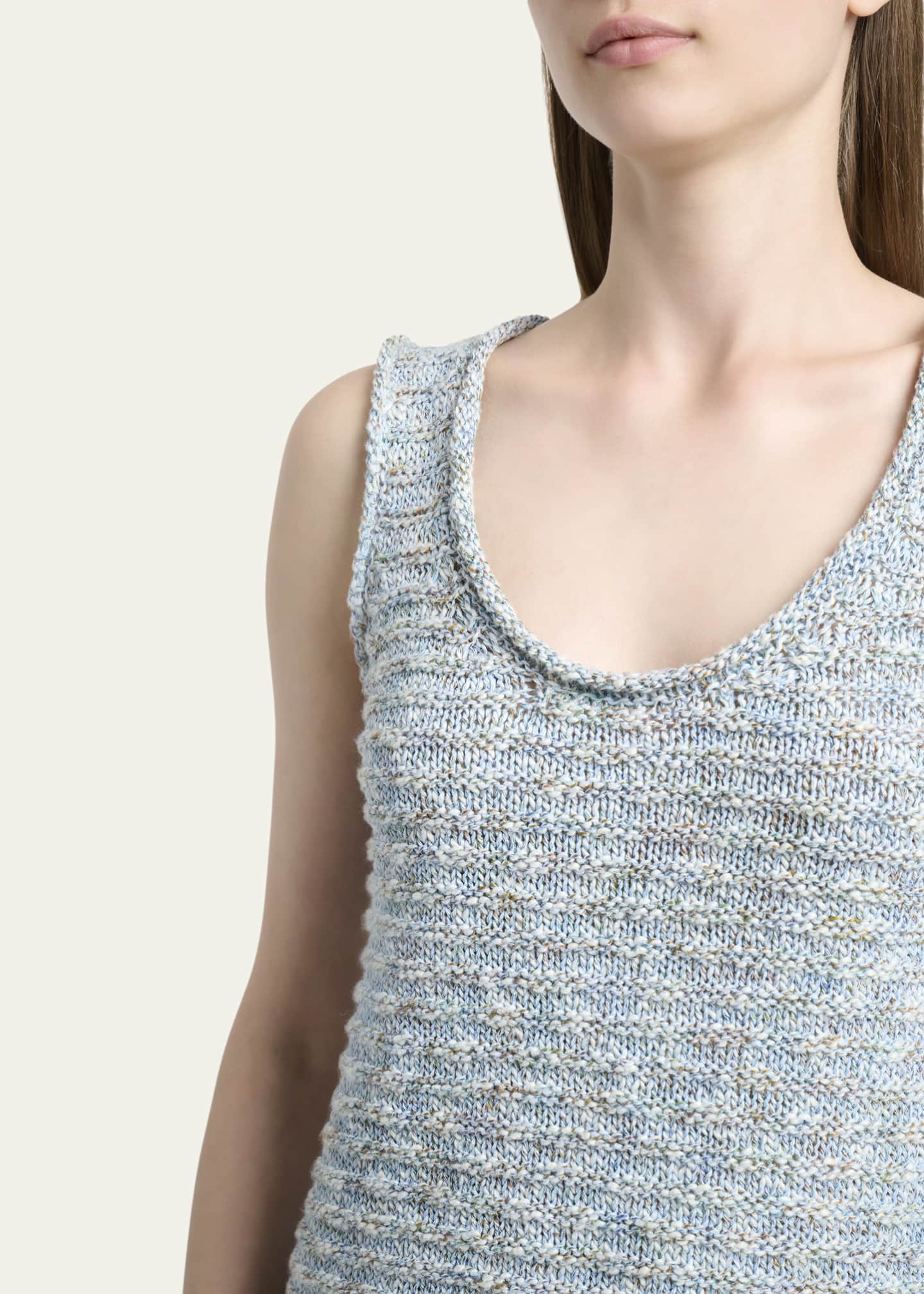 Proenza Schouler White Label Janine Melange Knit Tank Top - Bergdorf ...
