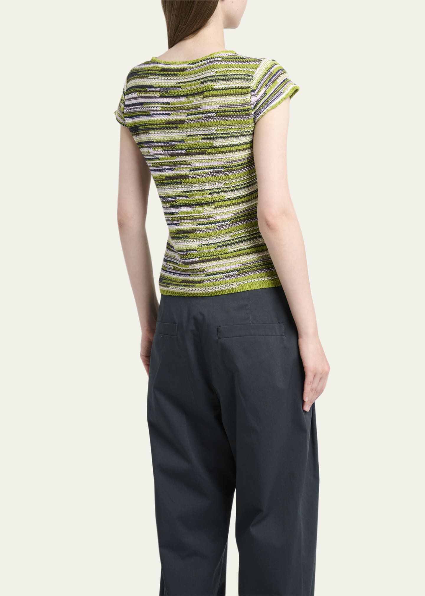Proenza Schouler White Label Veya Textured Knit Tee - Bergdorf Goodman