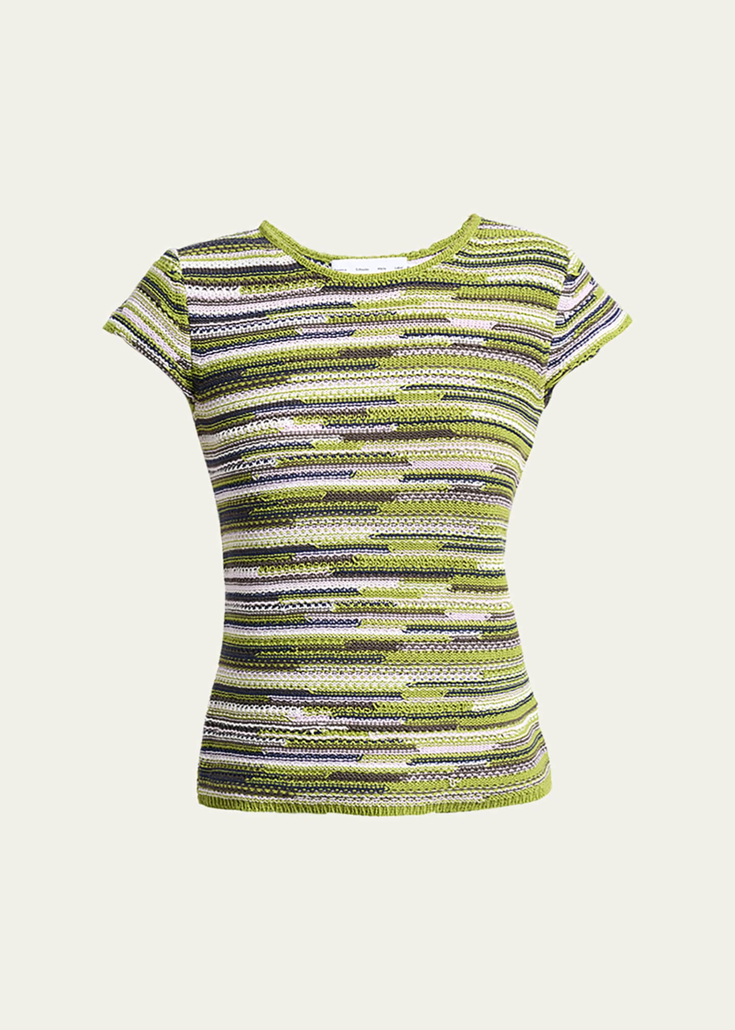 Proenza Schouler White Label Veya Textured Knit Tee - Bergdorf Goodman