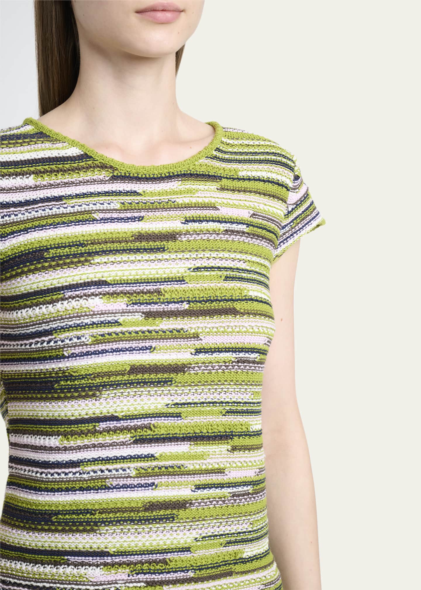Proenza Schouler White Label Veya Textured Knit Tee - Bergdorf Goodman
