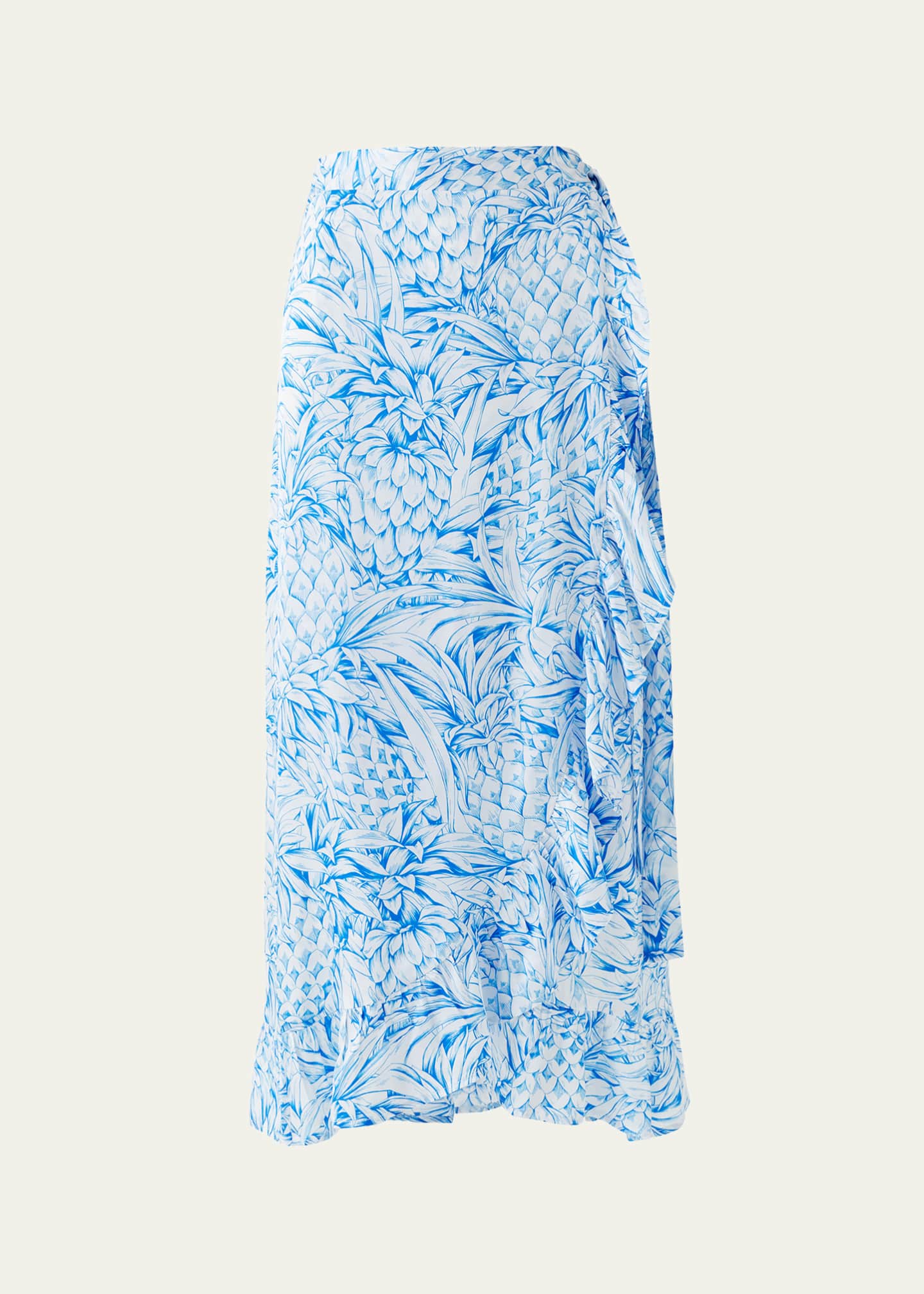Melissa Odabash Danni Pineapple Wrap Skirt - Bergdorf Goodman