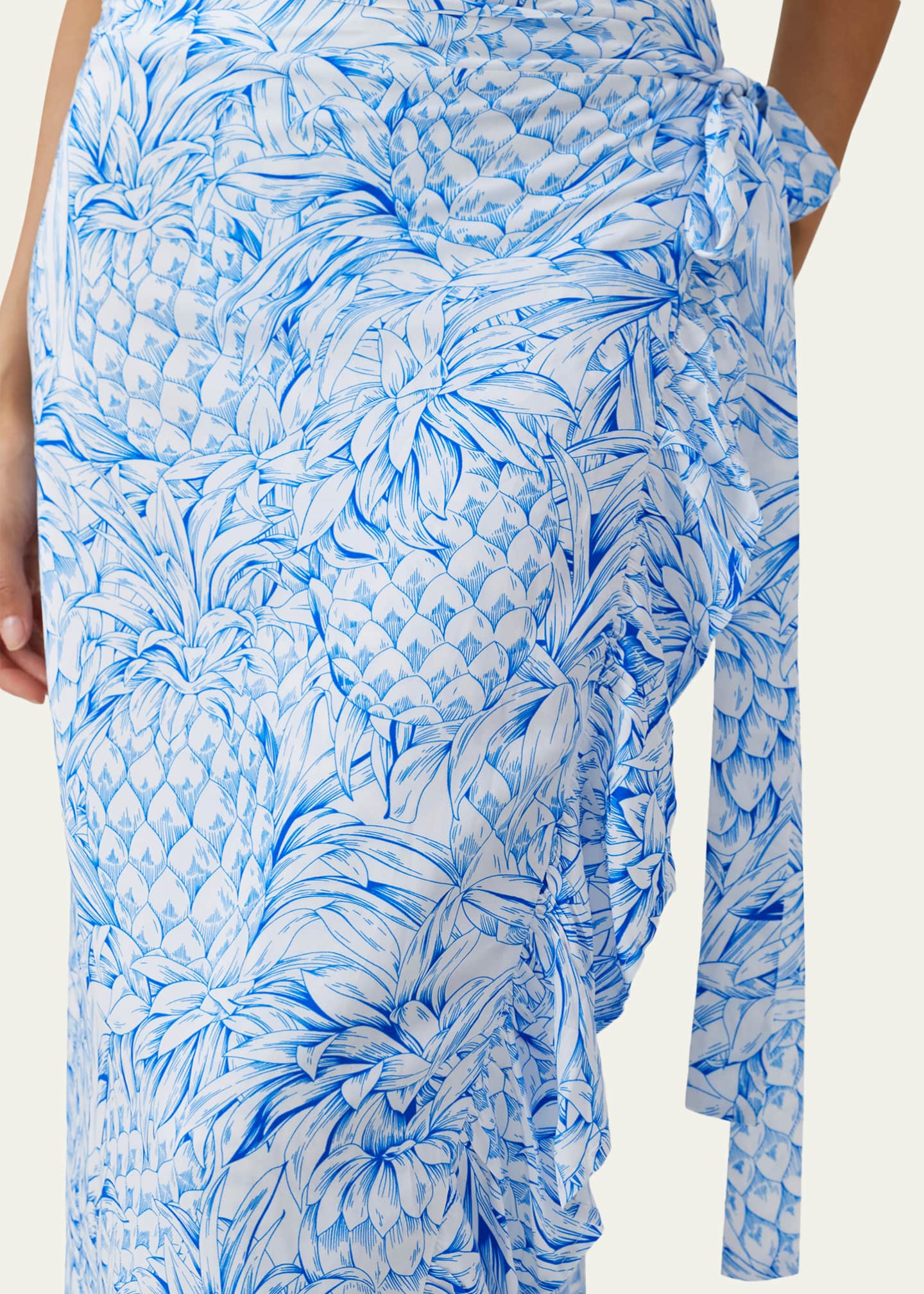 Melissa Odabash Danni Pineapple Wrap Skirt - Bergdorf Goodman