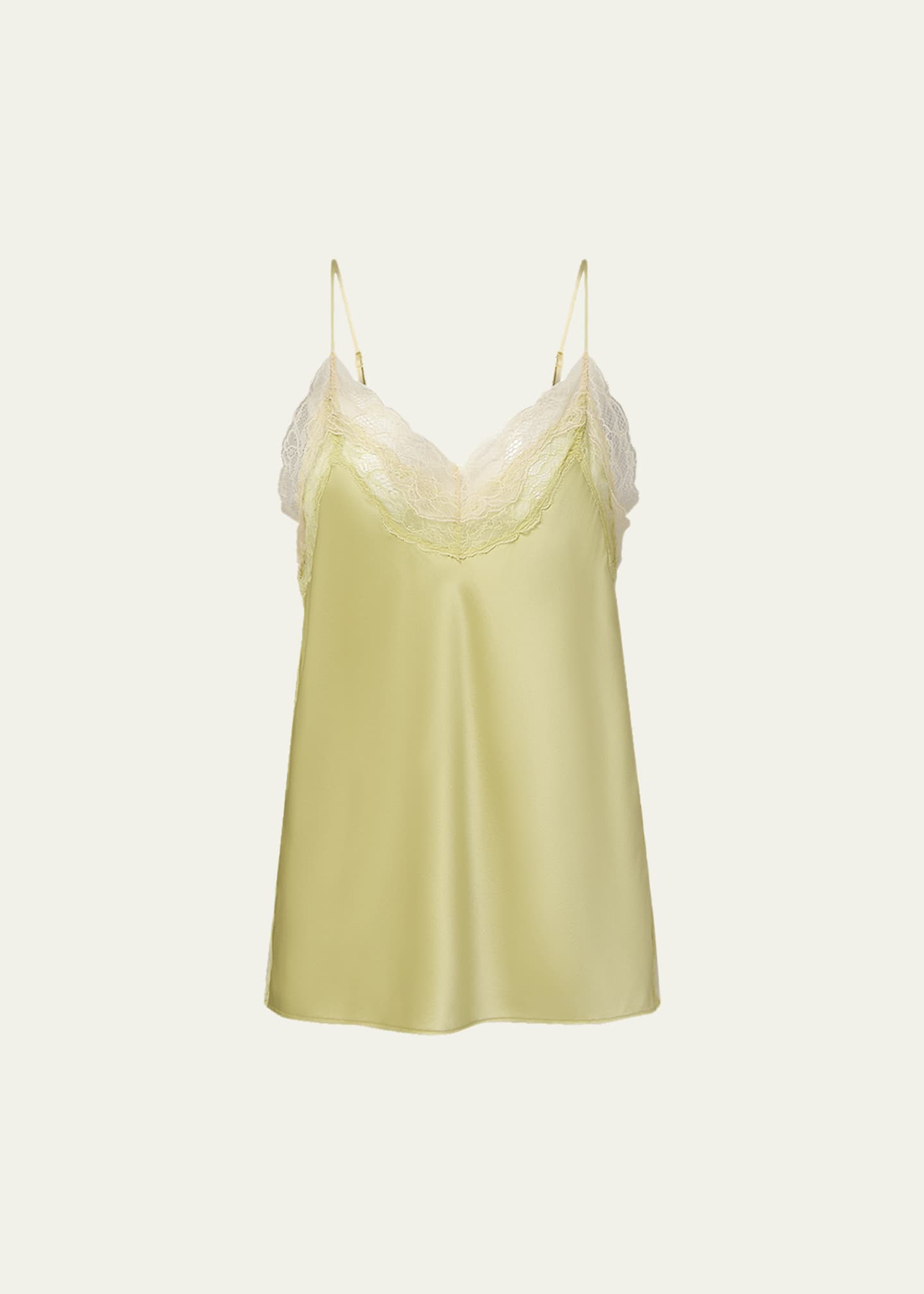 Veronica Beard Johanan Lace-Trim Silk Camisole - Bergdorf Goodman