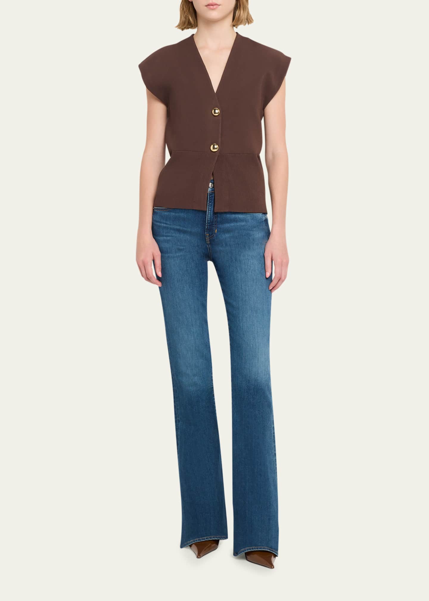 Veronica Beard Isador Knit Vest - Bergdorf Goodman