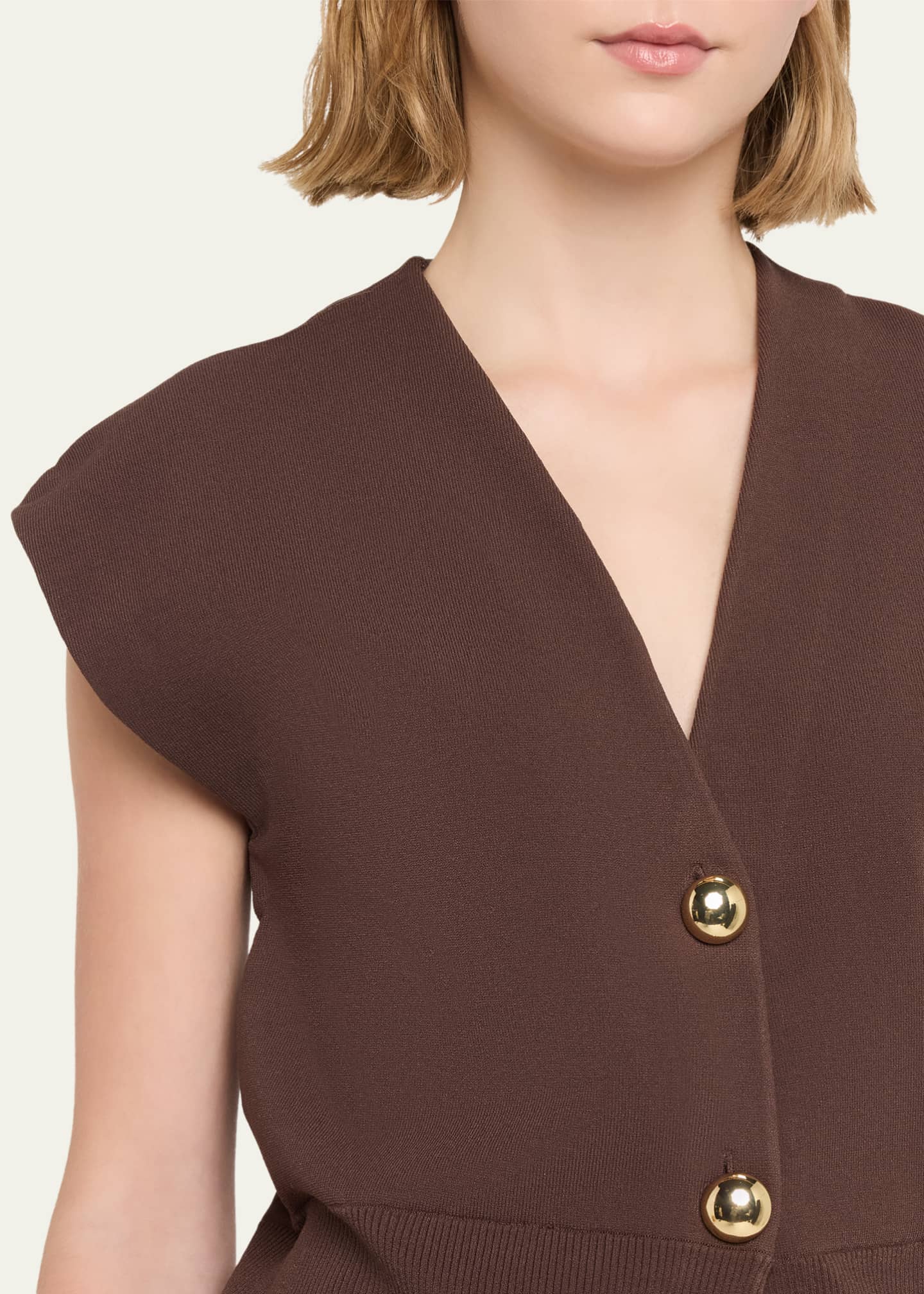 Veronica Beard Isador Knit Vest - Bergdorf Goodman