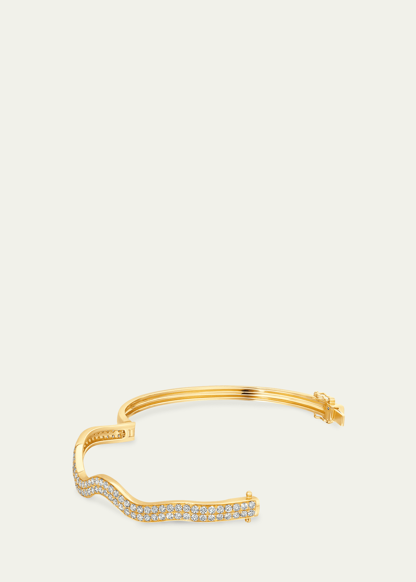 Graziela Gems 18K Rio Diamond Double Bangle Bracelet - Bergdorf Goodman