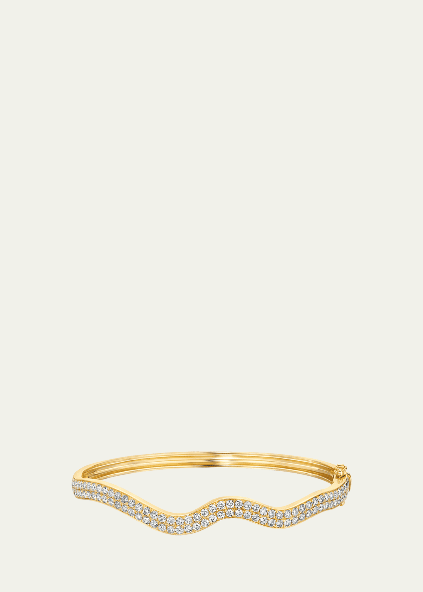Graziela Gems 18K Rio Diamond Double Bangle Bracelet - Bergdorf Goodman