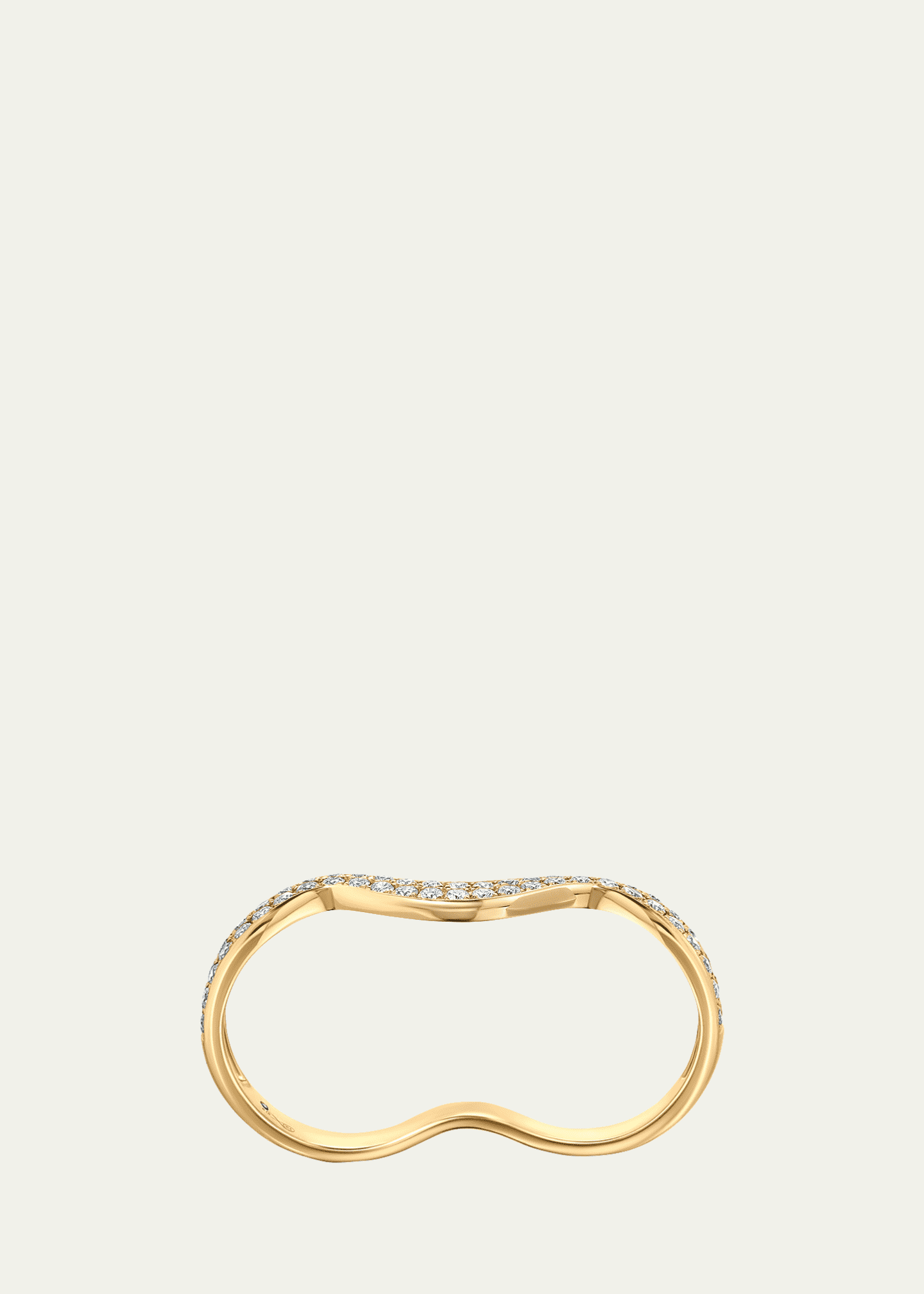 Graziela Gems 18K Rio Diamond Double Finger Ring - Bergdorf Goodman