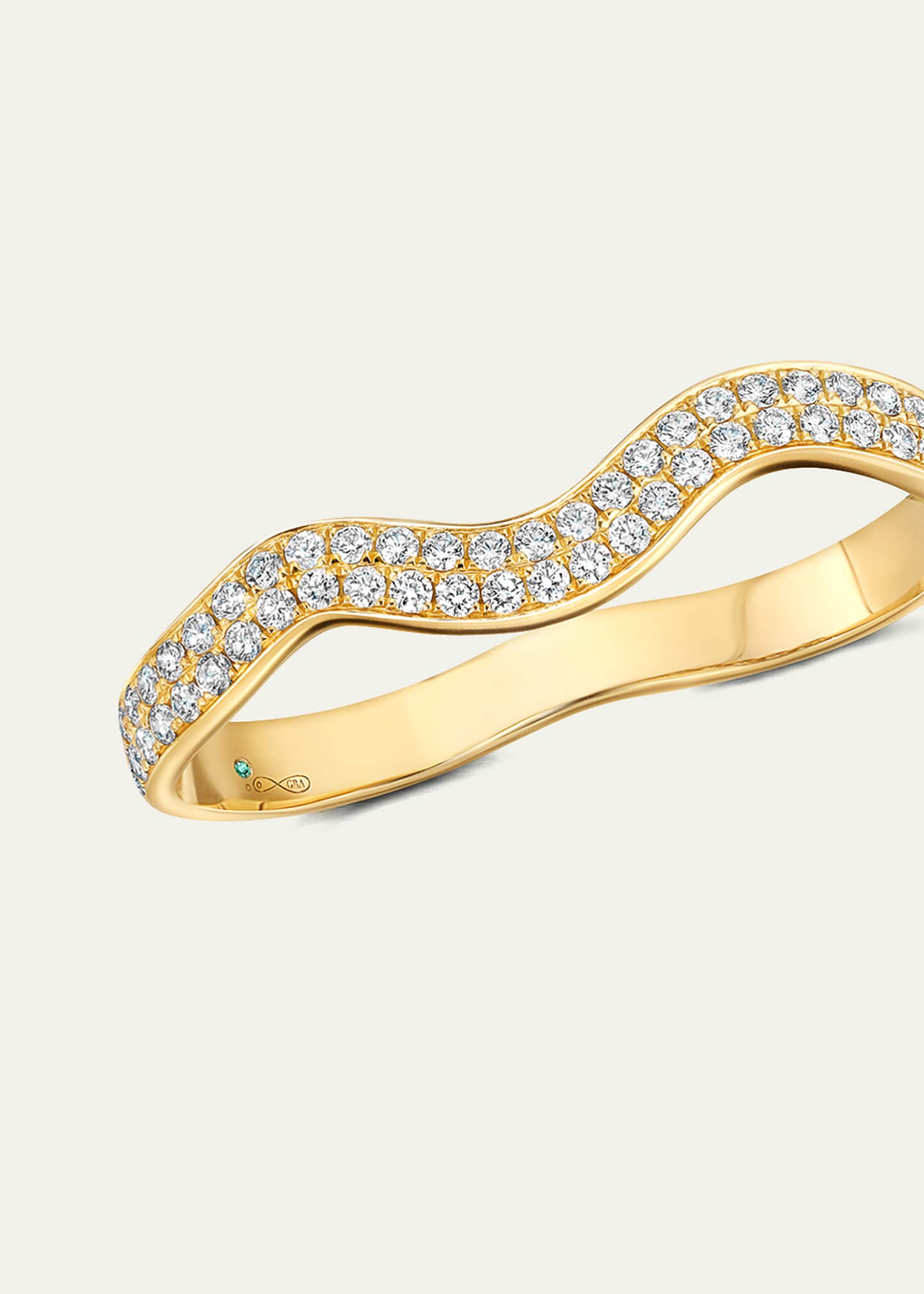 Graziela Gems 18K Rio Diamond Double Finger Ring - Bergdorf Goodman