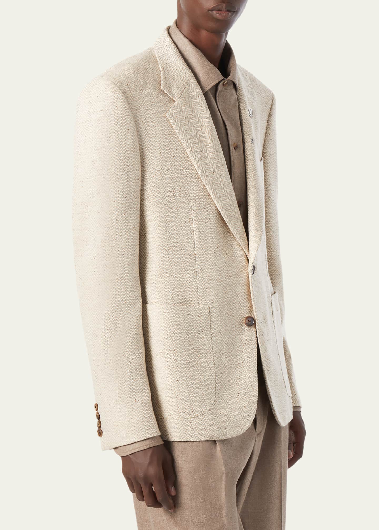 Loro Piana Men's Hedland Notch Lapel Single-Breasted Blazer - Bergdorf ...