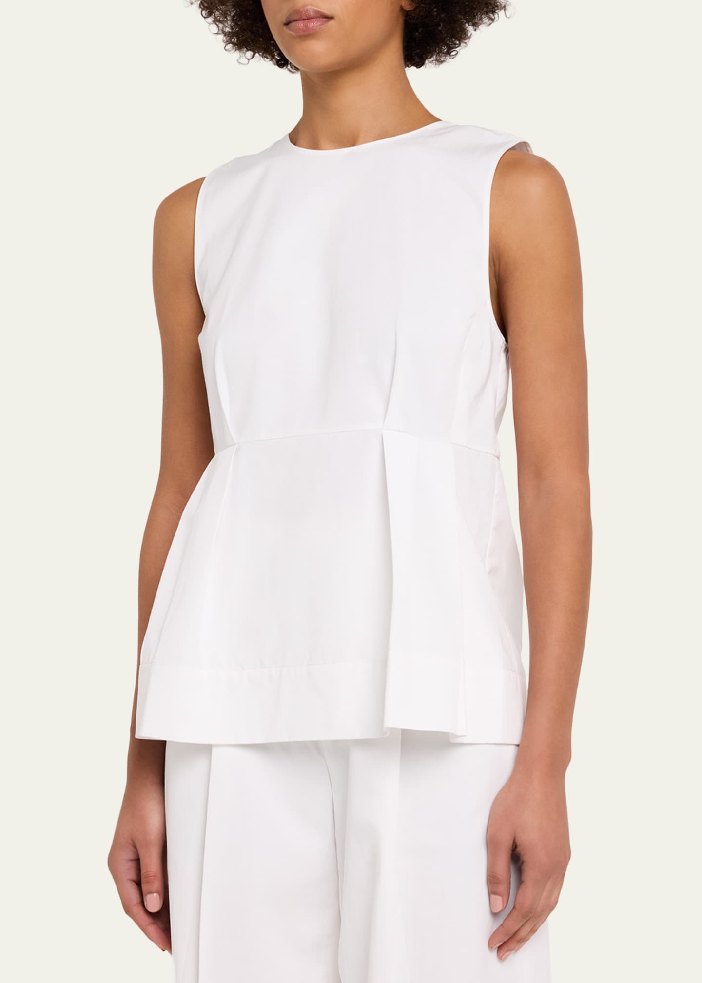 Vince Paneled Crewneck Top - Bergdorf Goodman
