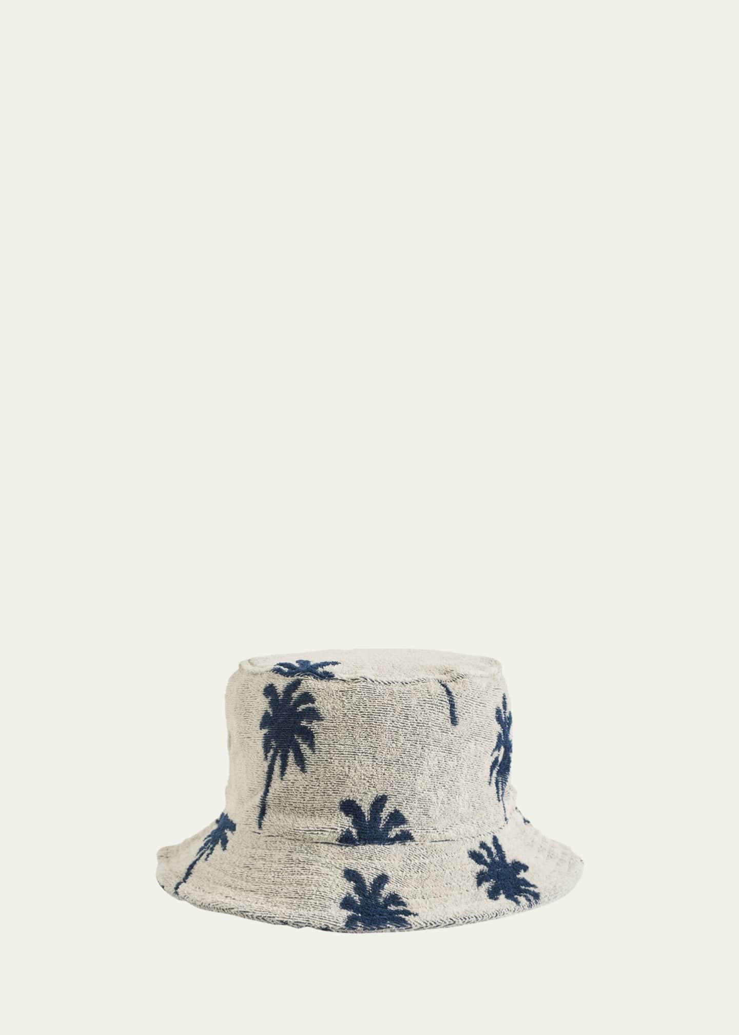 Molo Kid's Palm-Print Bucket Hat, Size 1-16 - Bergdorf Goodman
