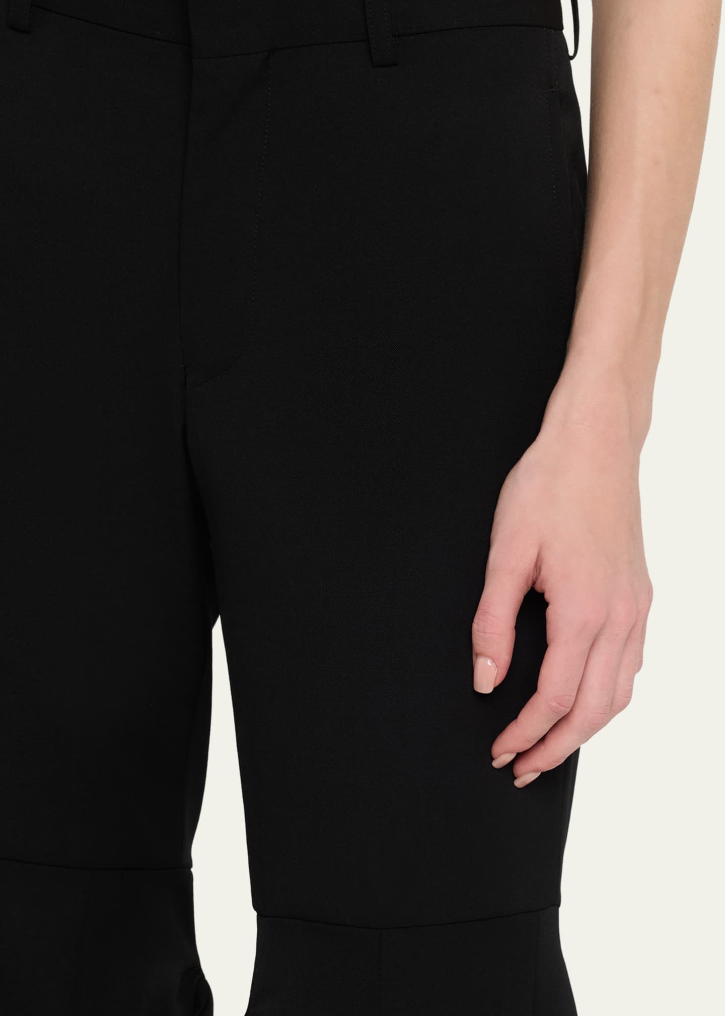 Comme des Garcons Wool Sculptural Flare Pants - Bergdorf Goodman