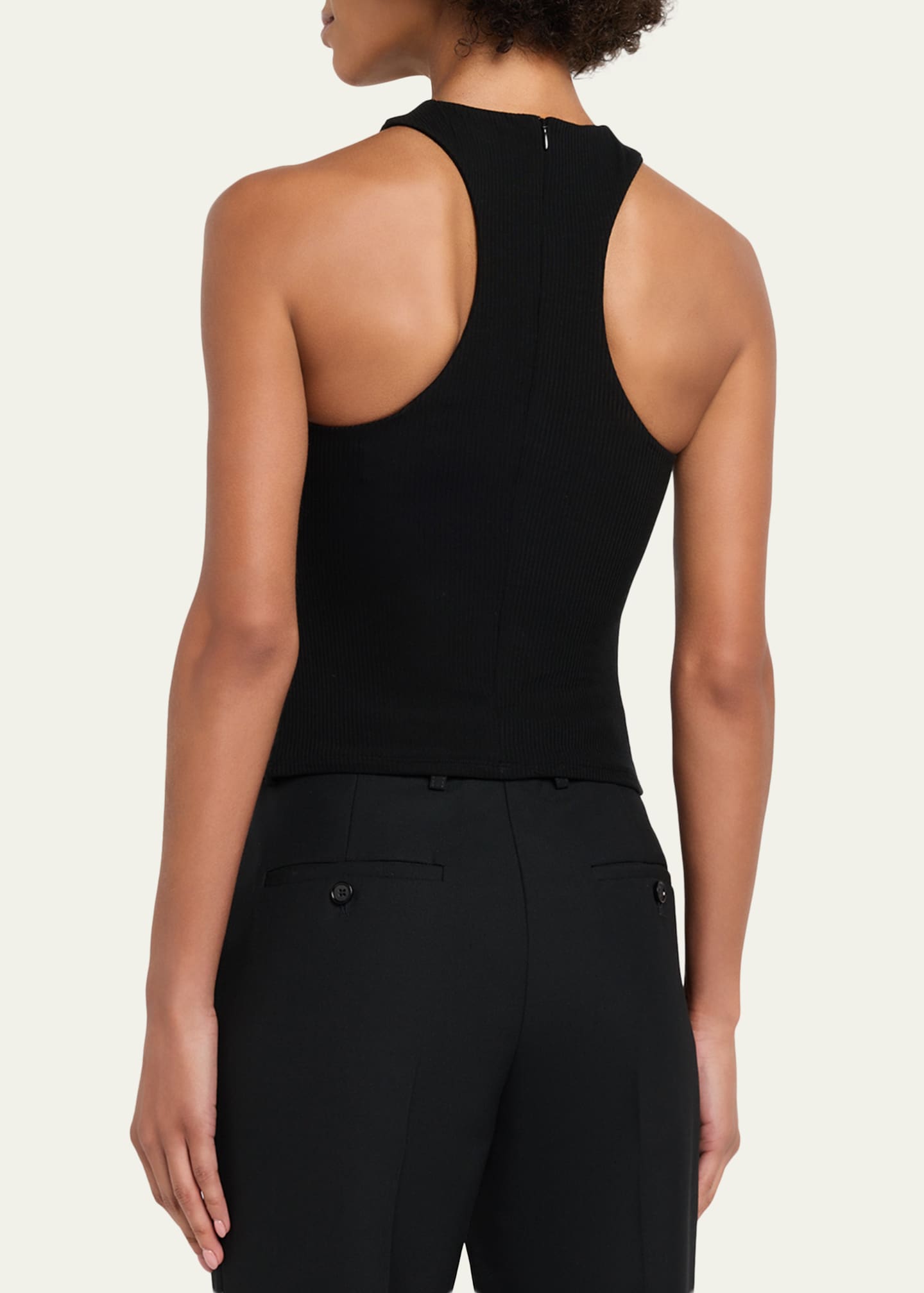Ronny Kobo Marcel Embellished Halter Jersey Top - Bergdorf Goodman