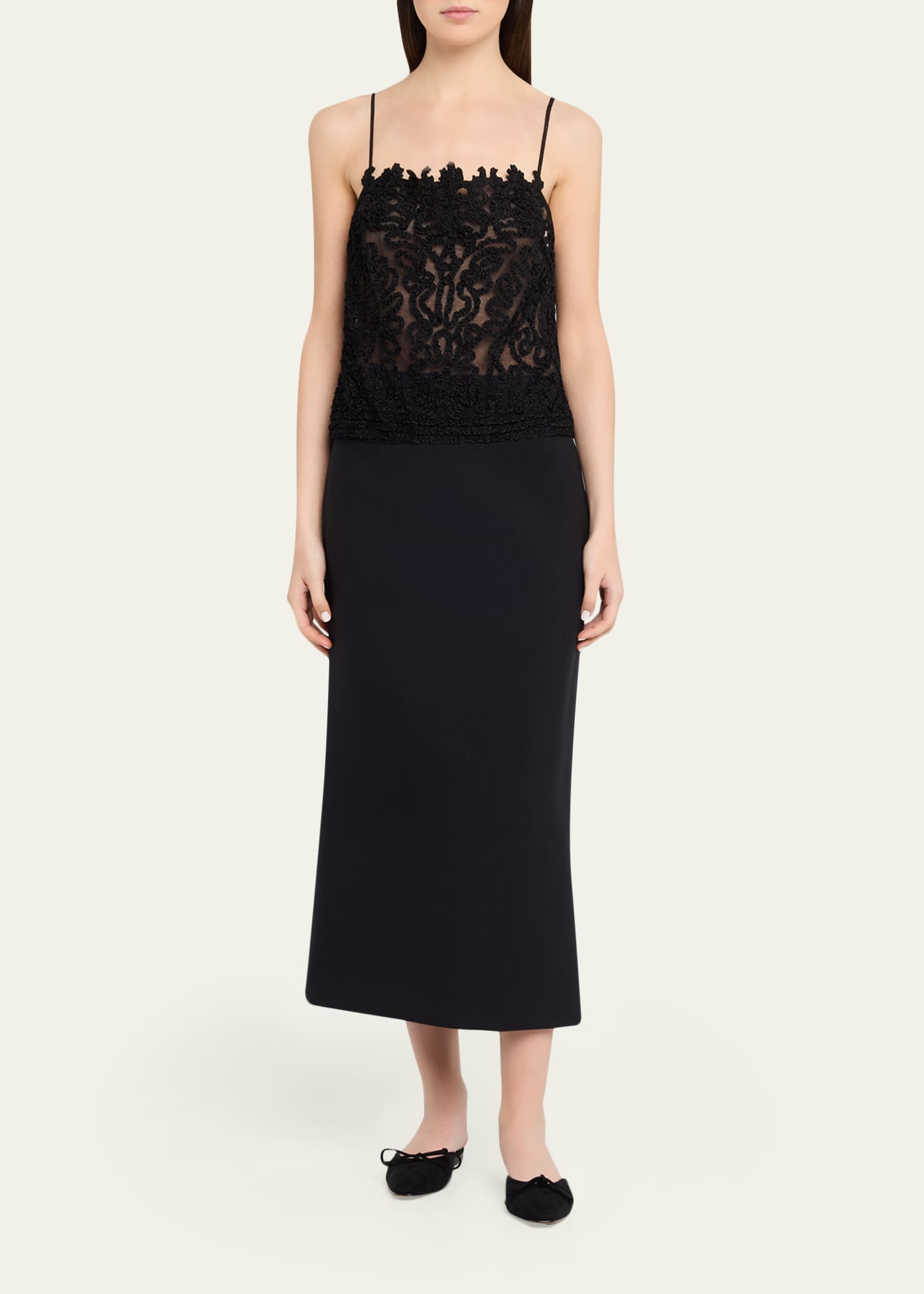Kobi Halperin Giselle Square-Neck Ribbon Blouse - Bergdorf Goodman