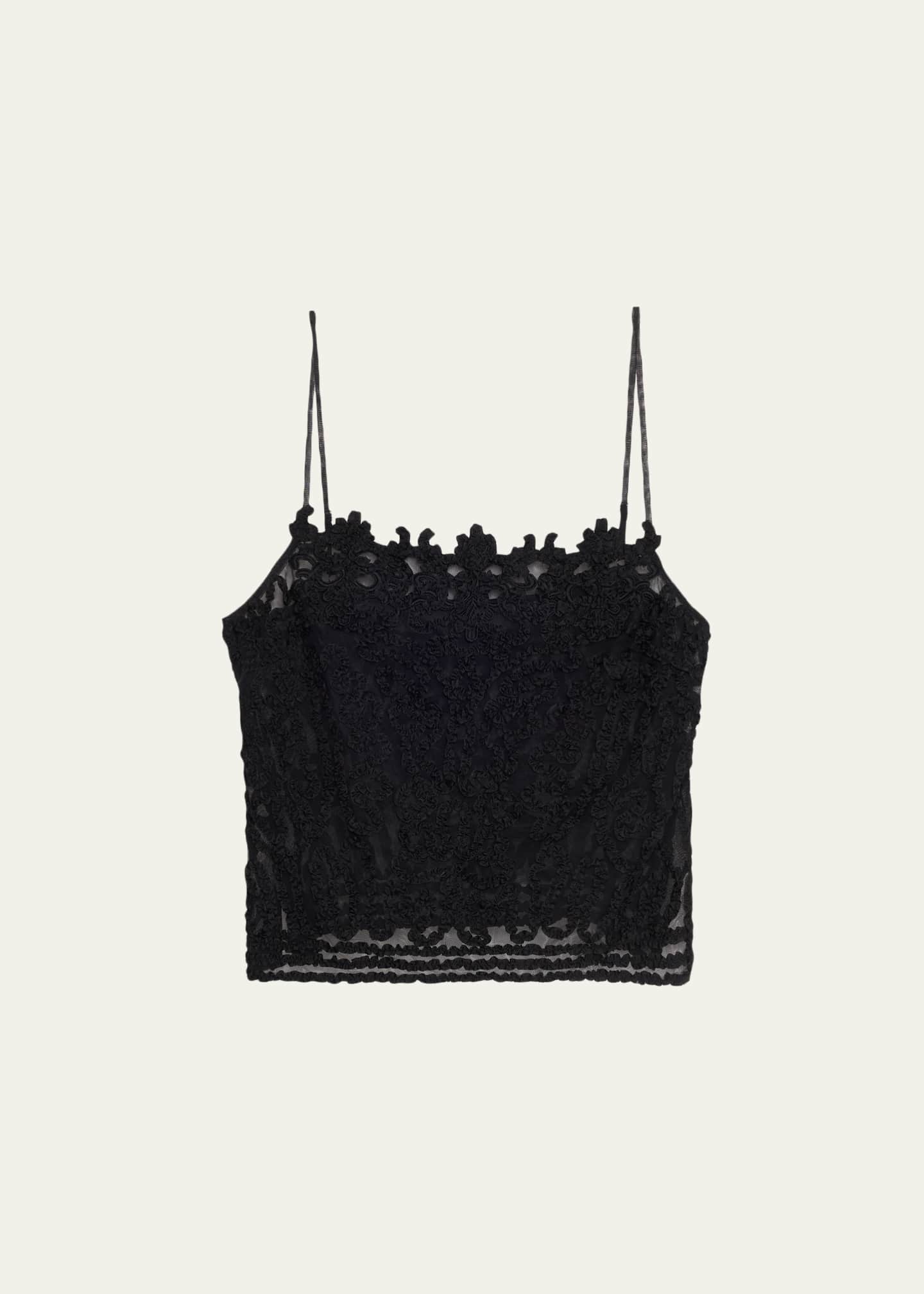 Kobi Halperin Giselle Square-Neck Ribbon Blouse - Bergdorf Goodman