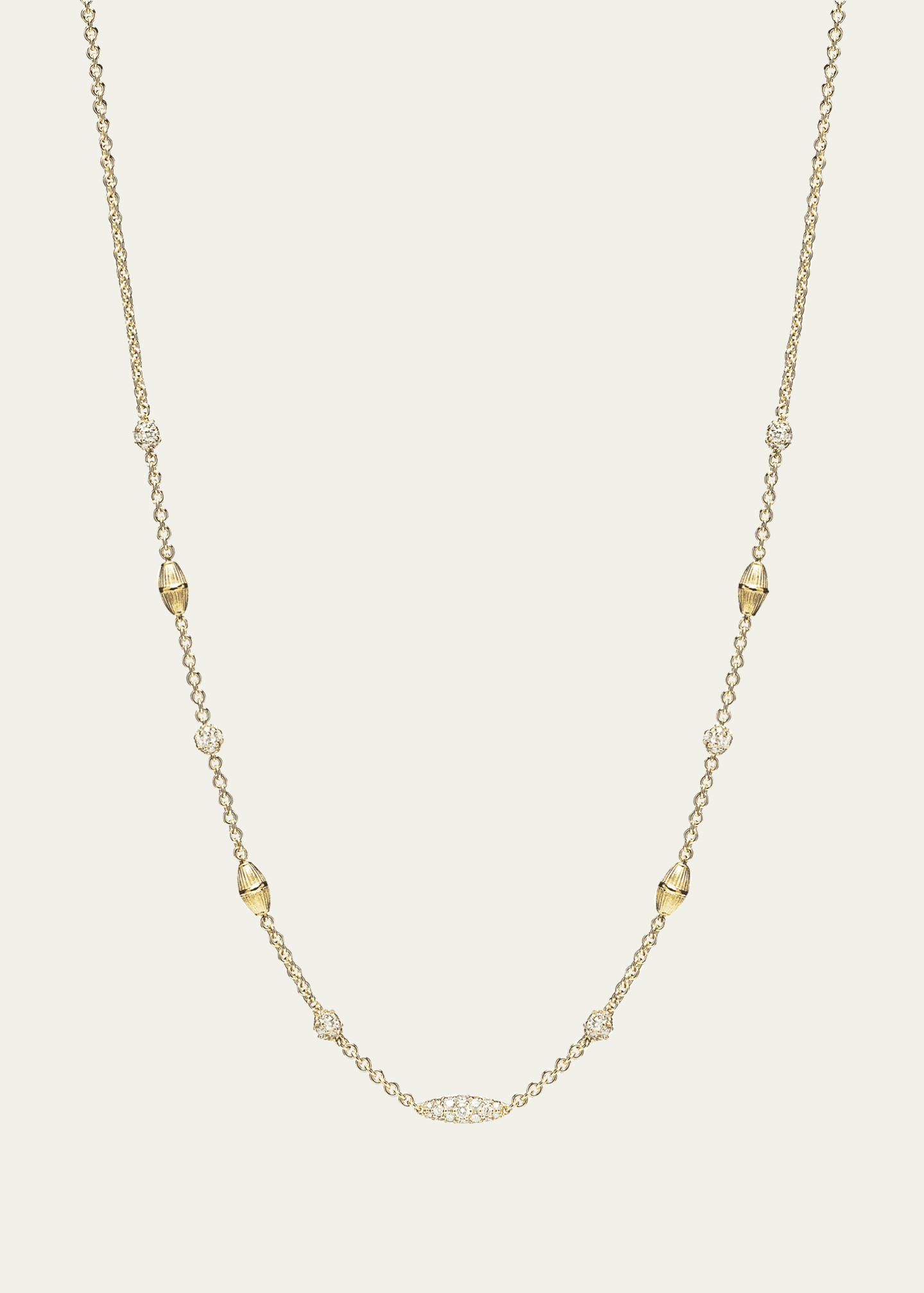 Paul Morelli 18K Yellow Gold Diamond Pipette Necklace - Bergdorf Goodman