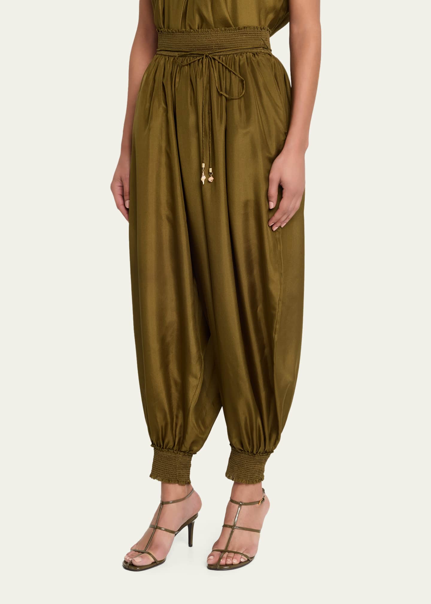 Zimmermann Mahon Silk Harem Pants - Bergdorf Goodman