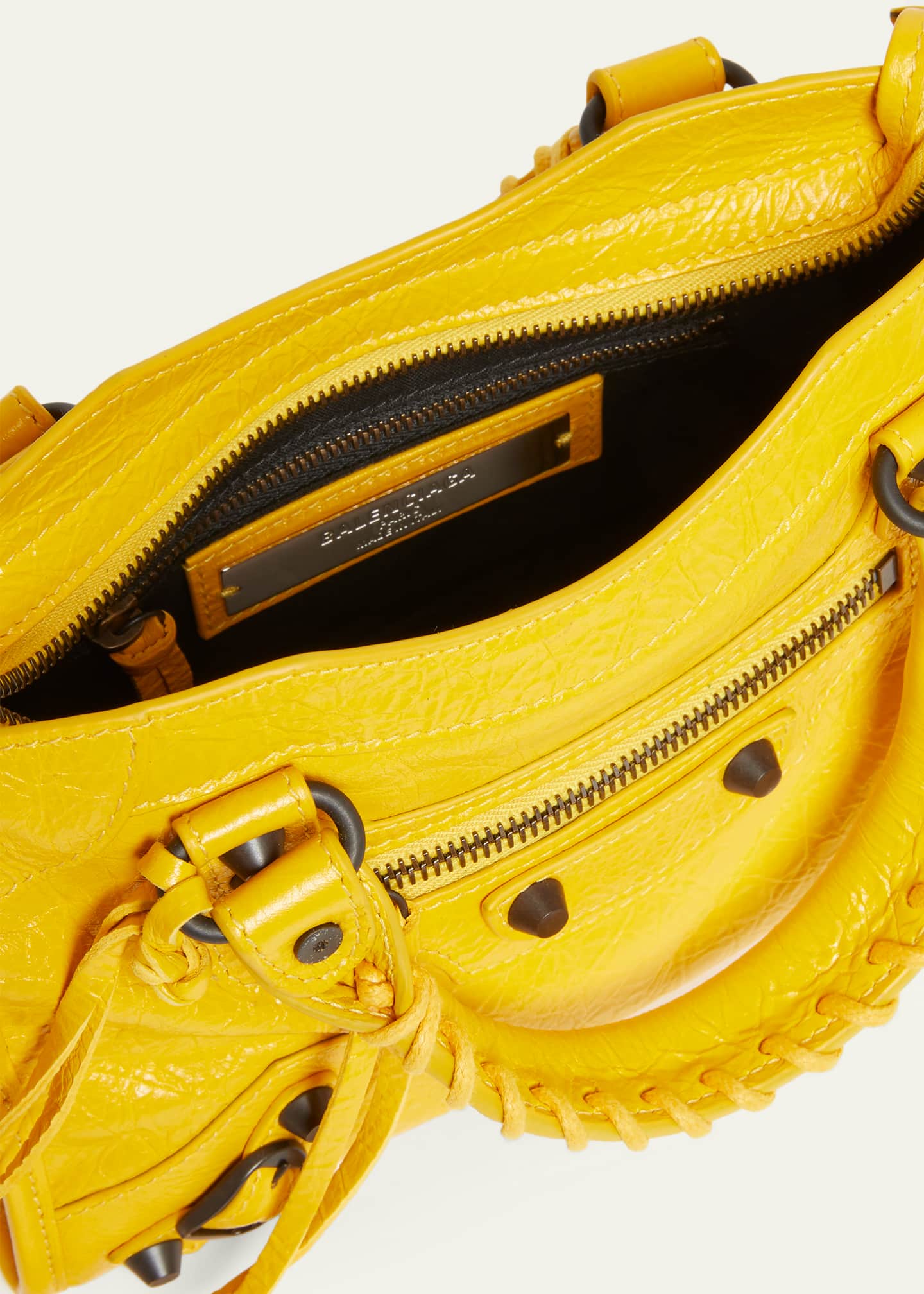 Balenciaga Le City Mini Leather Top-Handle Bag - Bergdorf Goodman