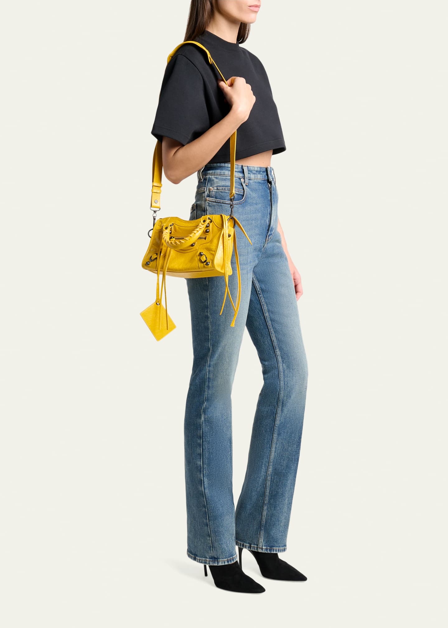 Balenciaga Le City Mini Leather Top-Handle Bag - Bergdorf Goodman