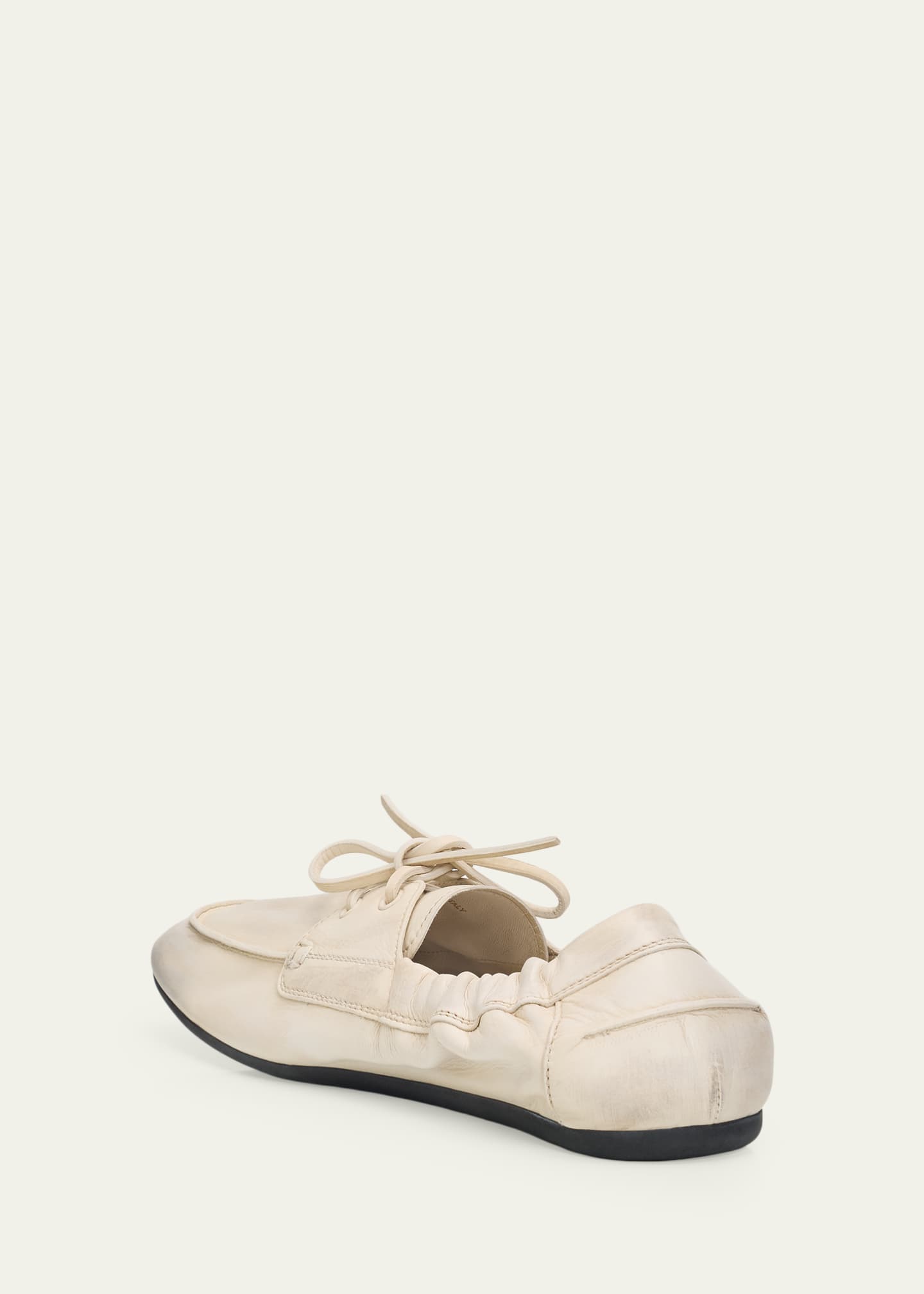 Prada Leather Driver Loafers - Bergdorf Goodman
