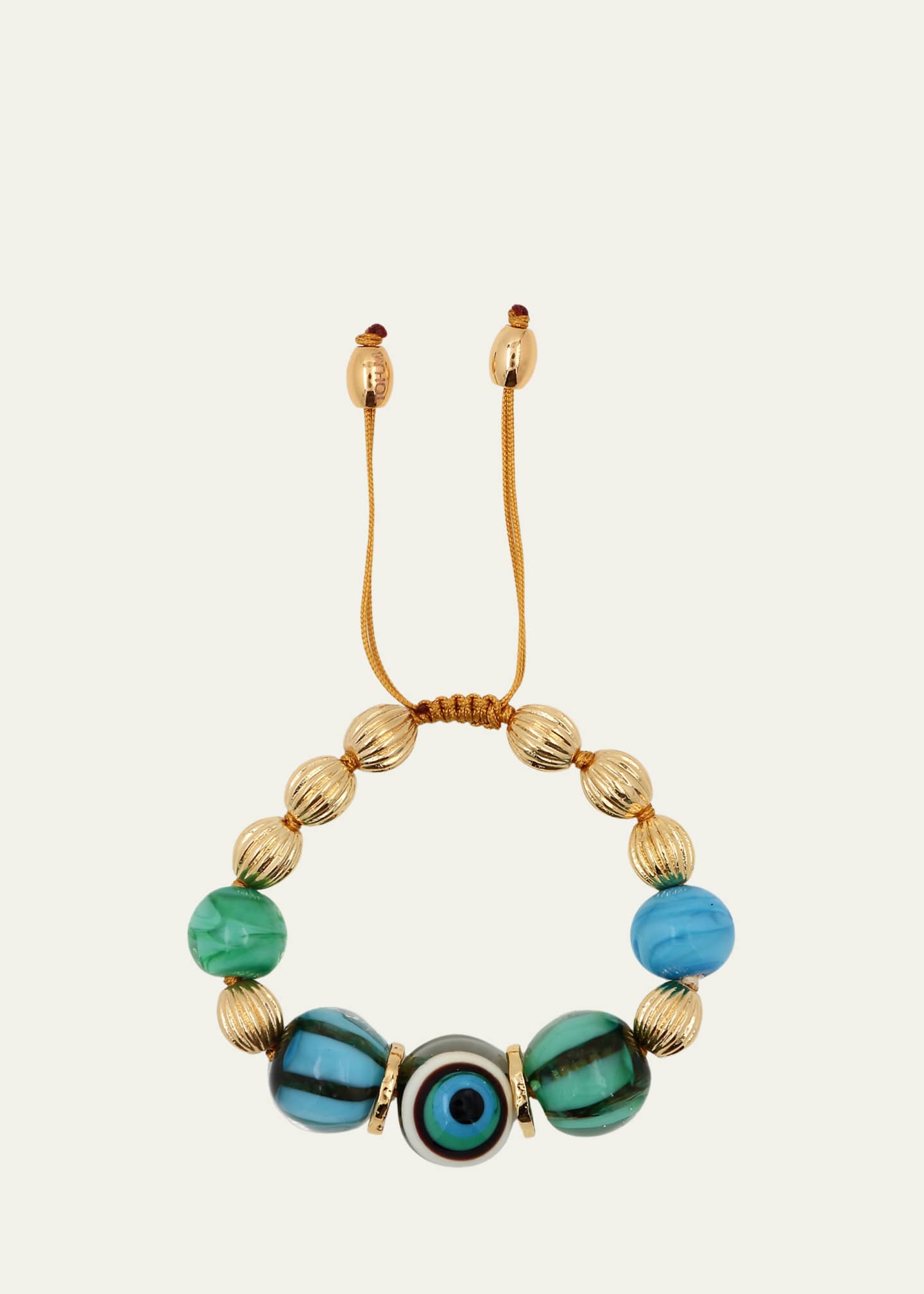 TOHUM Design Tohum One-of-a-Kind Charm Bracelet, Yellow-Turquoise ...