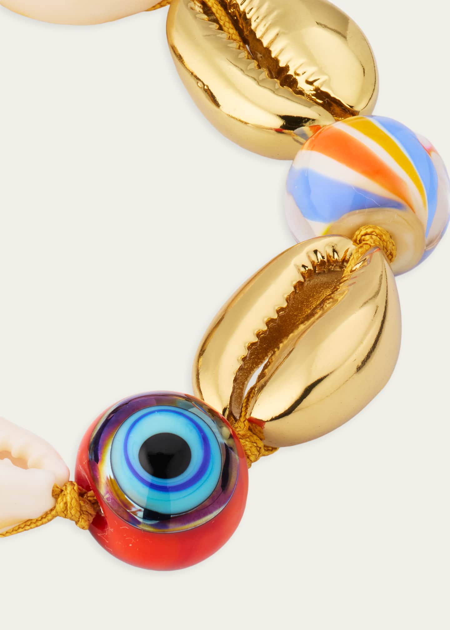 TOHUM Design Concha Large Puka Bracelet, Yellow - Bergdorf Goodman