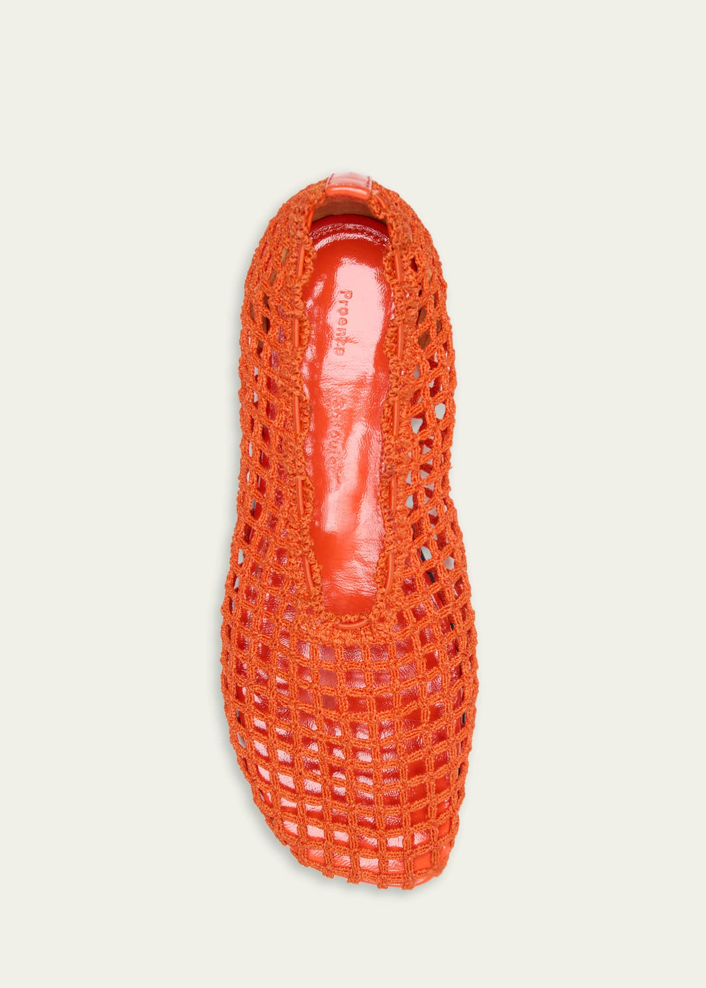 Proenza Schouler Slant Crochet Ballerina Flats - Bergdorf Goodman