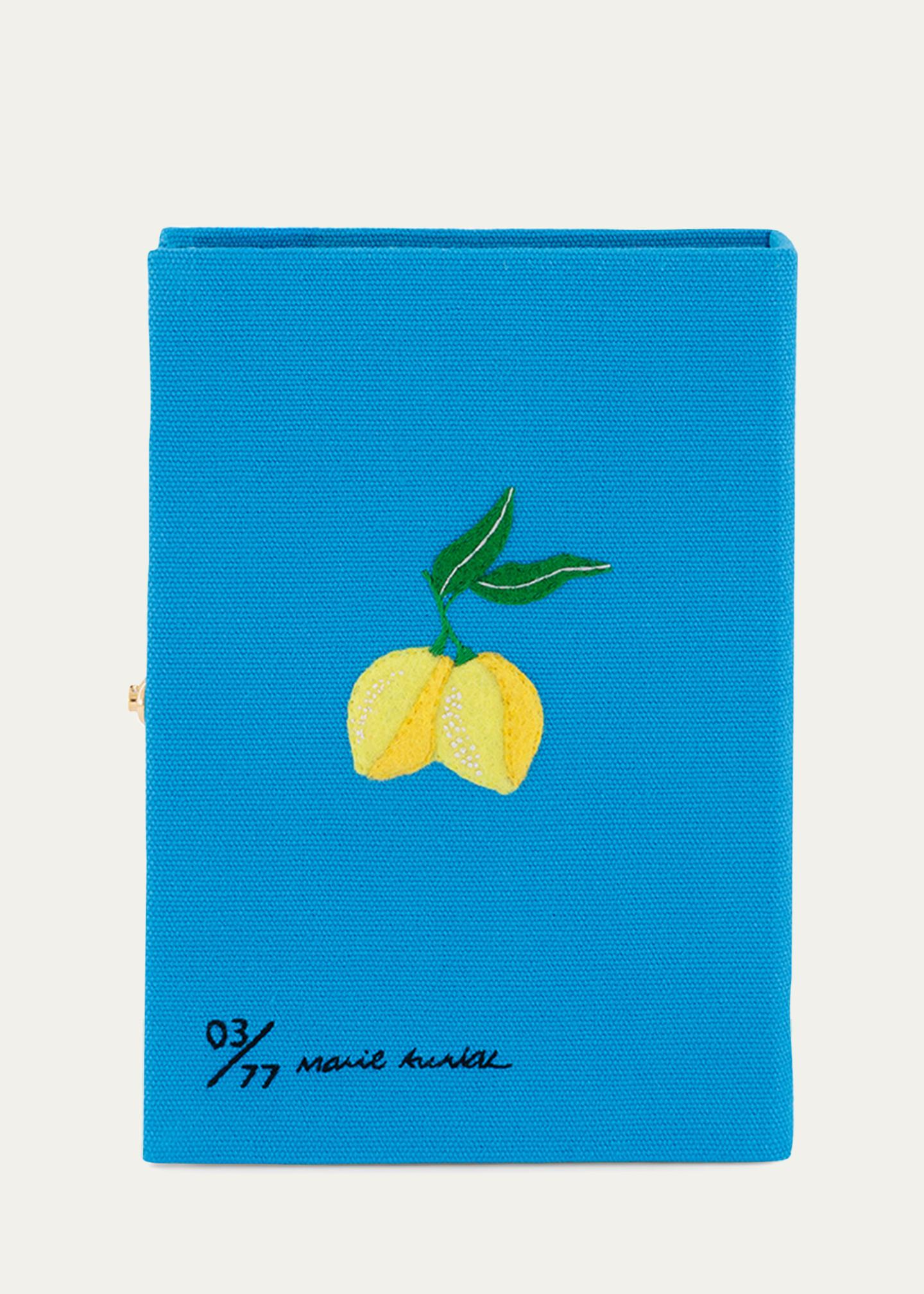 Olympia Le-Tan Voyages Lettres de Capri Book Clutch Bag - Bergdorf Goodman