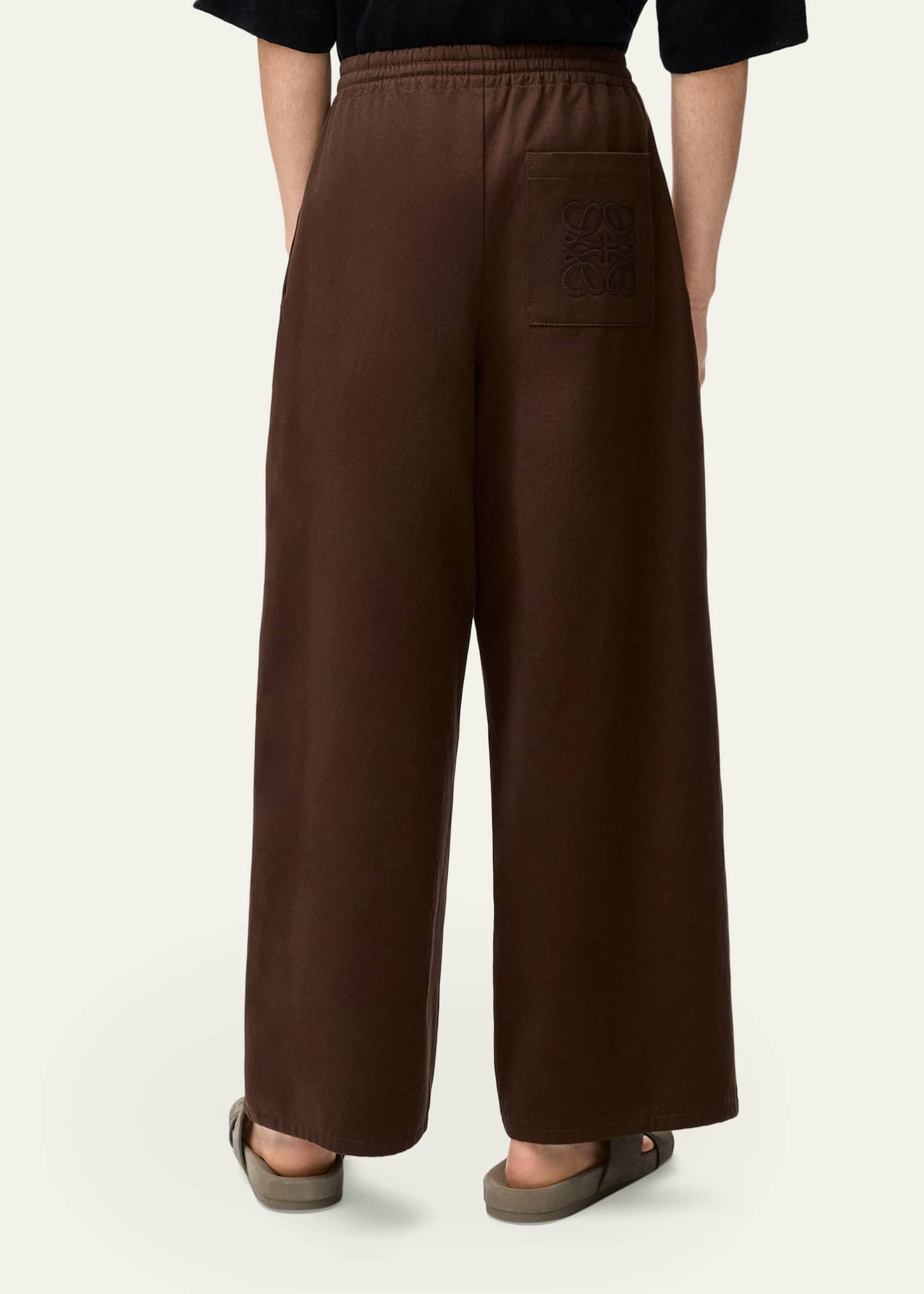 Loewe x Paula's Ibiza Men's Washed Satin Wide-Leg Drawstring Pants ...