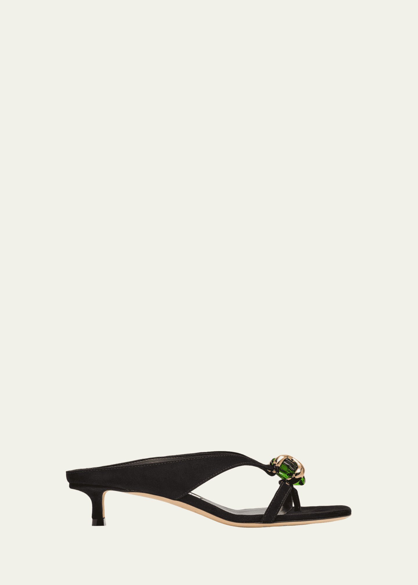 Jimmy Choo 35mm Emeri Stone Suede Sandals - Bergdorf Goodman