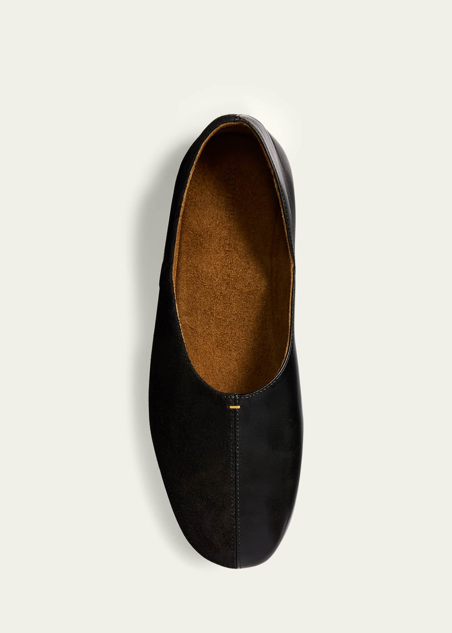 Khaite Jane Suede Ballerina Flats - Bergdorf Goodman