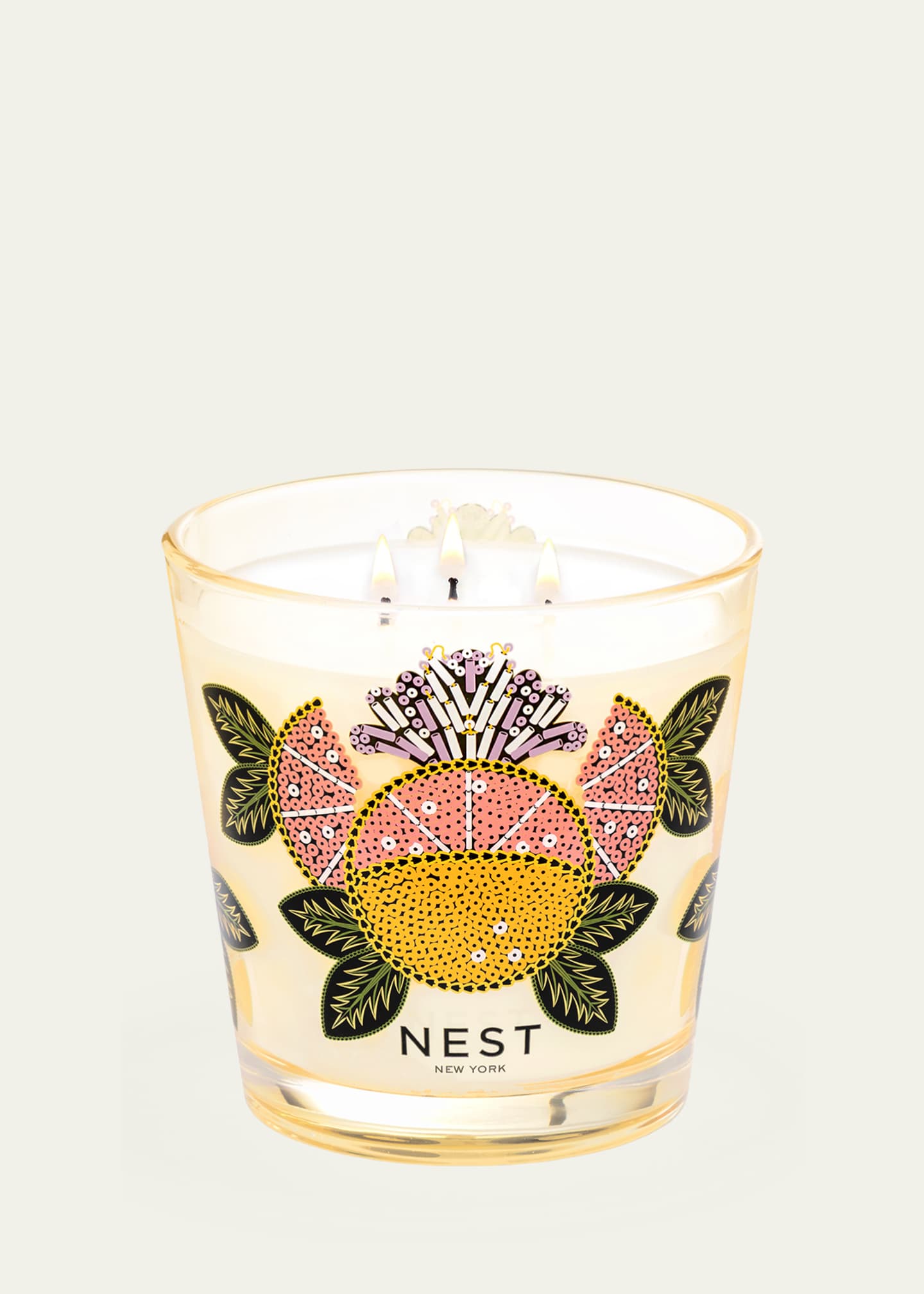 NEST New York Limited-Edition Grapefruit 3-Wick Candle, 21 oz ...