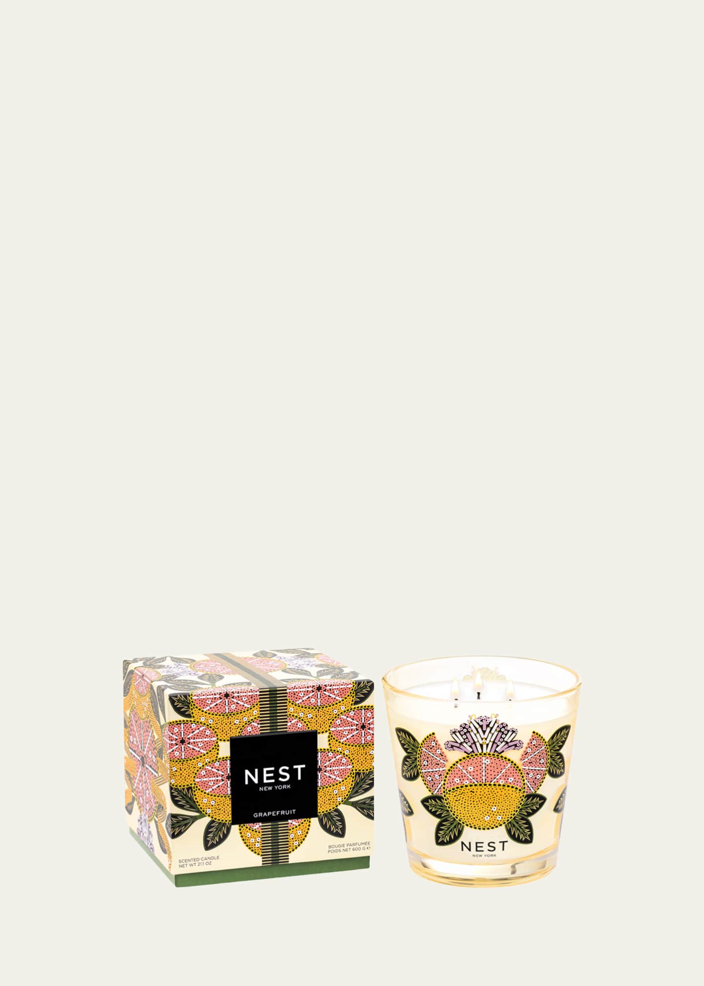 NEST New York Limited-Edition Grapefruit 3-Wick Candle, 21 oz ...