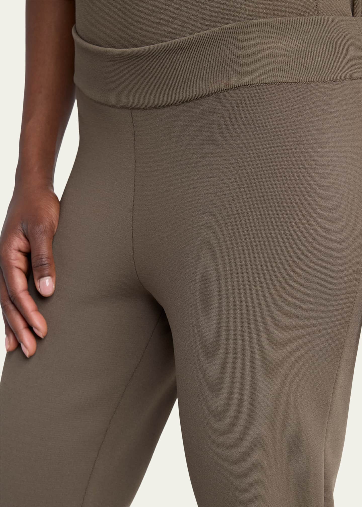 Stella McCartney Compact Knit Iconic Flared Pants - Bergdorf Goodman