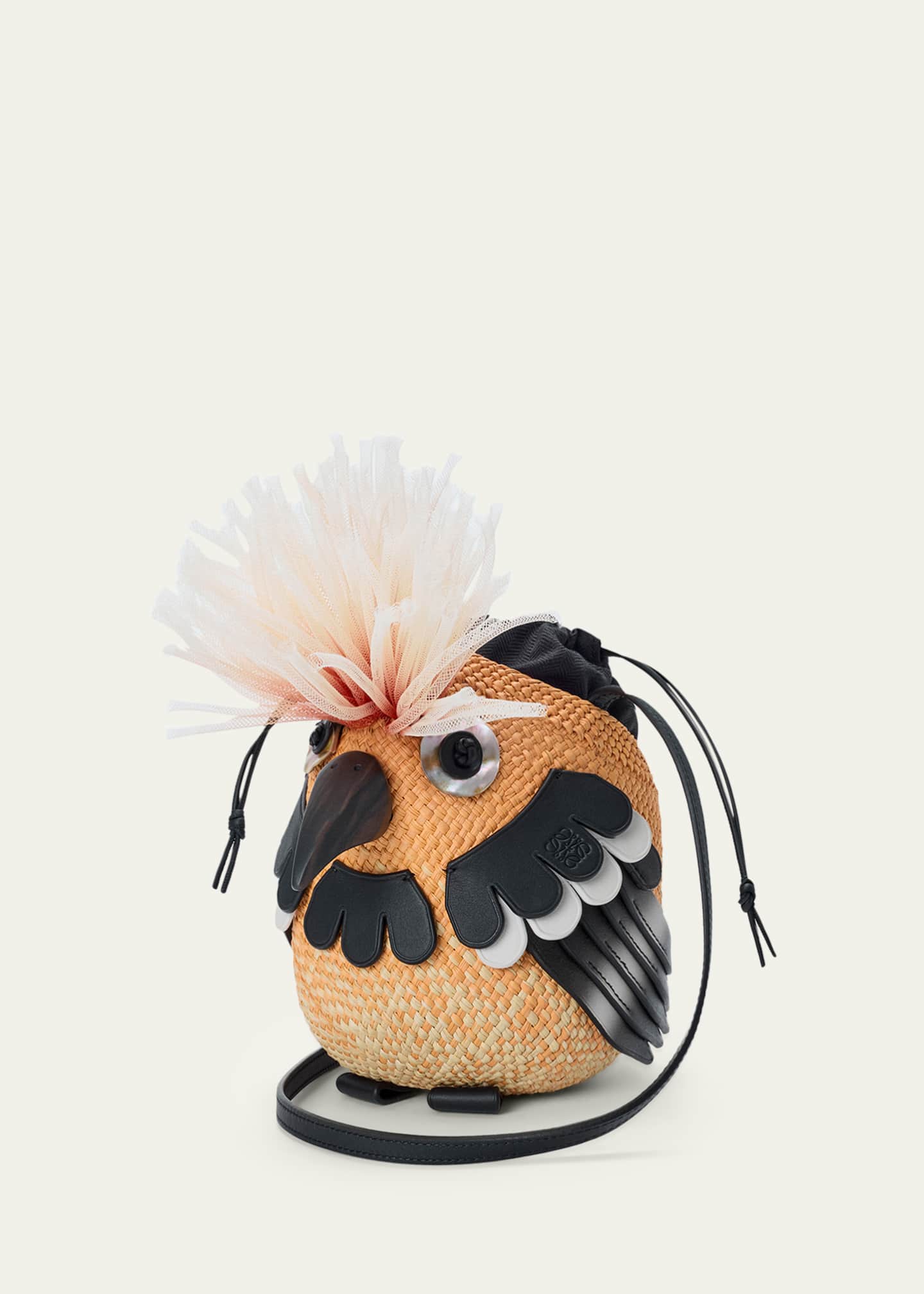 Loewe x Paula's Ibiza Woven Bird Crossbody Bag - Bergdorf Goodman