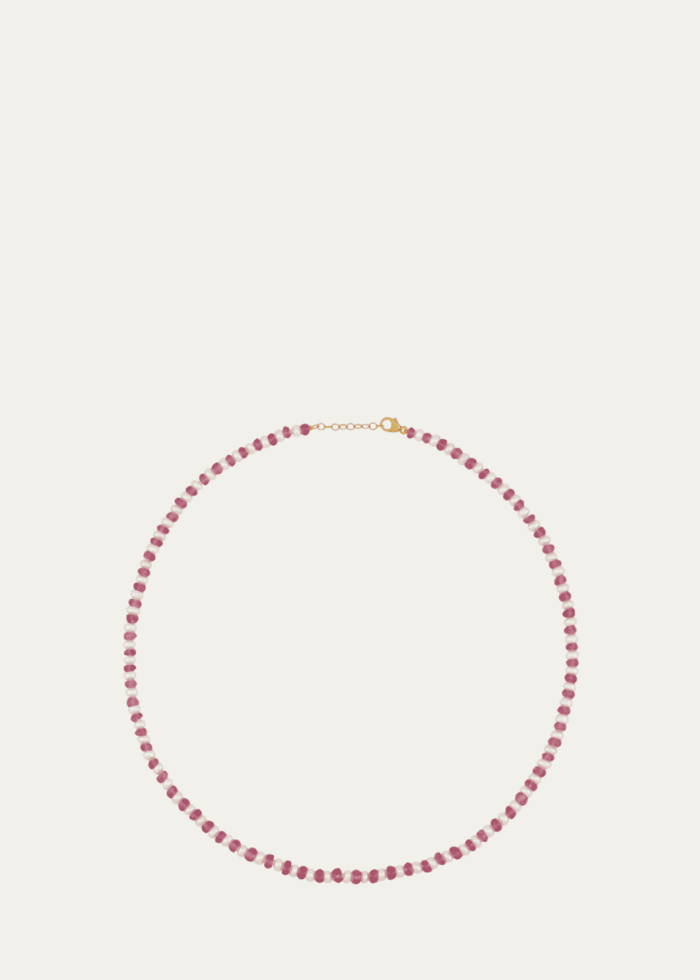 JIA JIA Ocean Connection 14K Pink Sapphire and Pearl Necklace ...