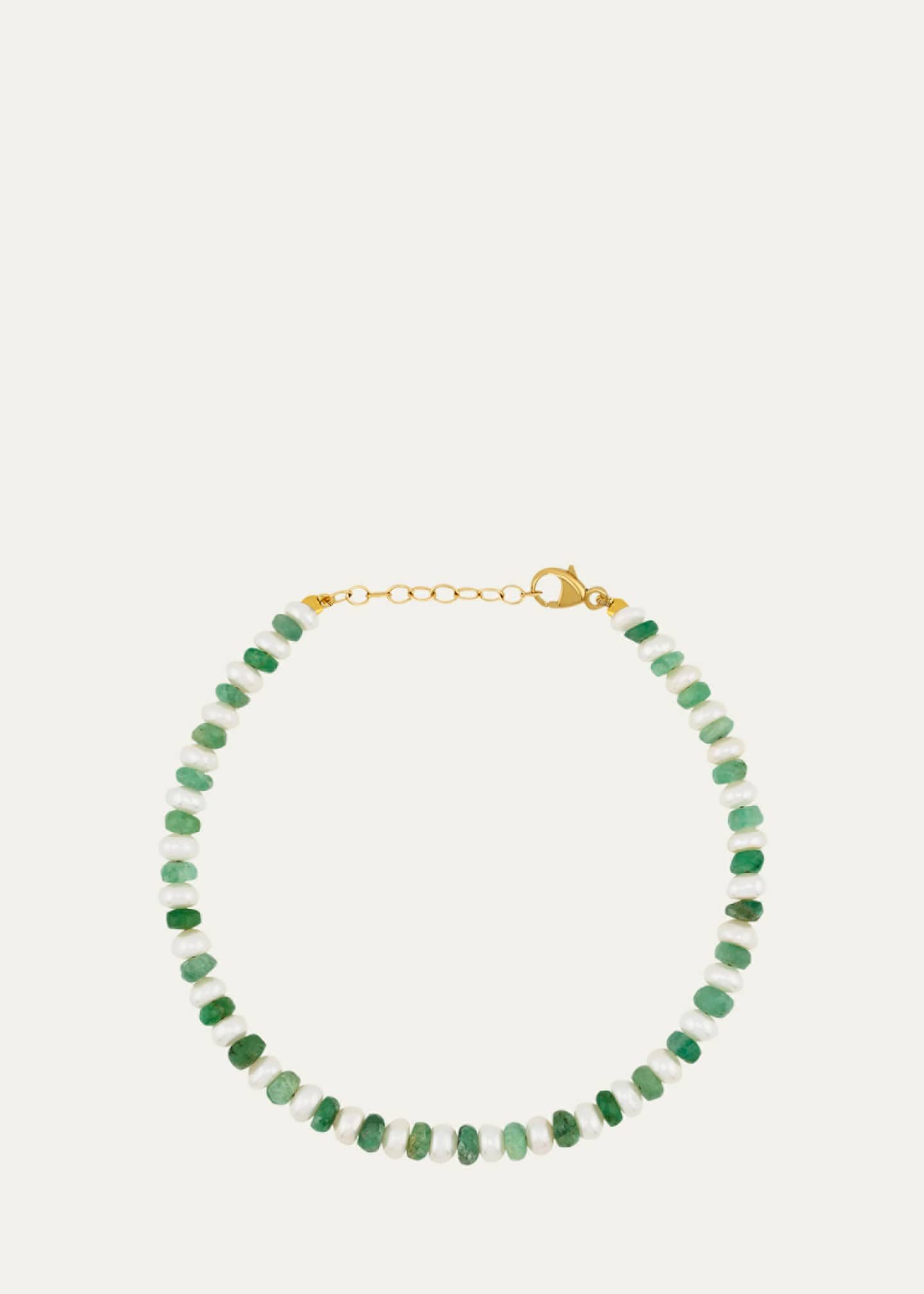 JIA JIA Ocean Connection 14K Emerald and Pearl Bracelet - Bergdorf Goodman