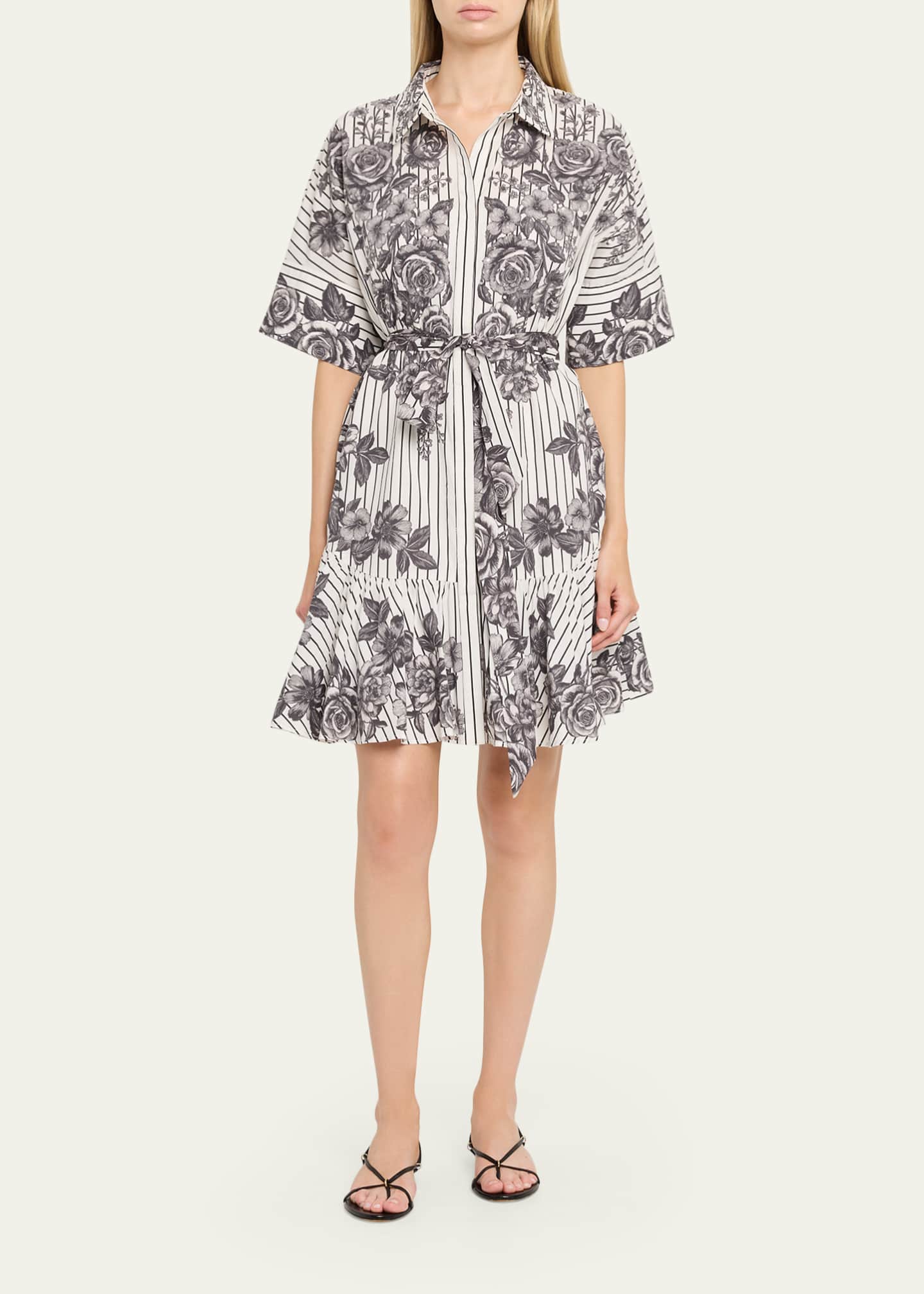 Kobi Halperin Hayden Belted Mini Dress - Bergdorf Goodman