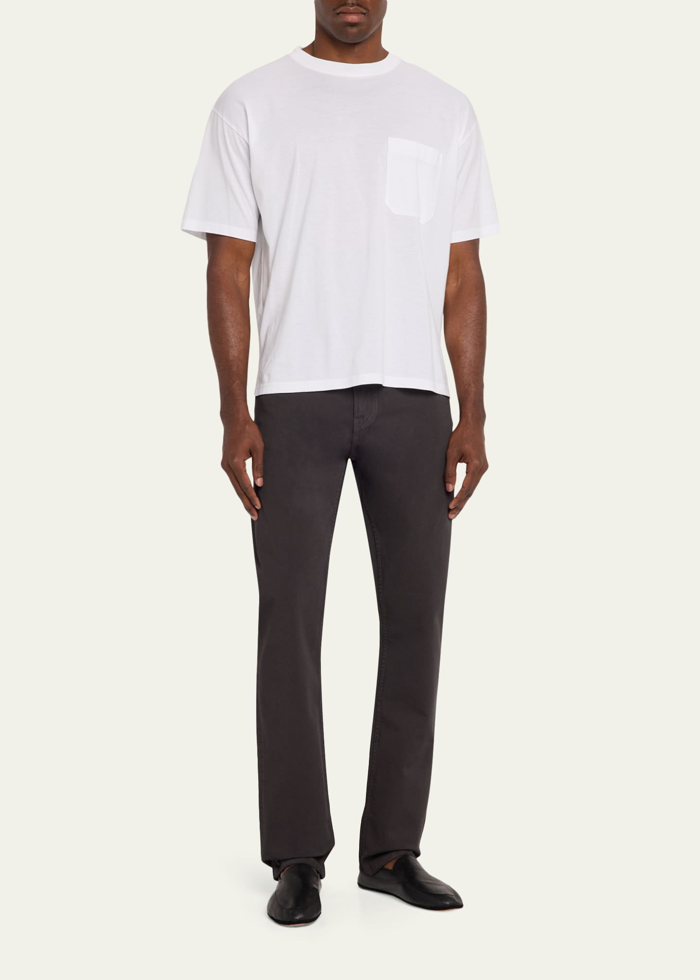 FRAME Men's Cotton Relaxed Pocket T-Shirt - Bergdorf Goodman