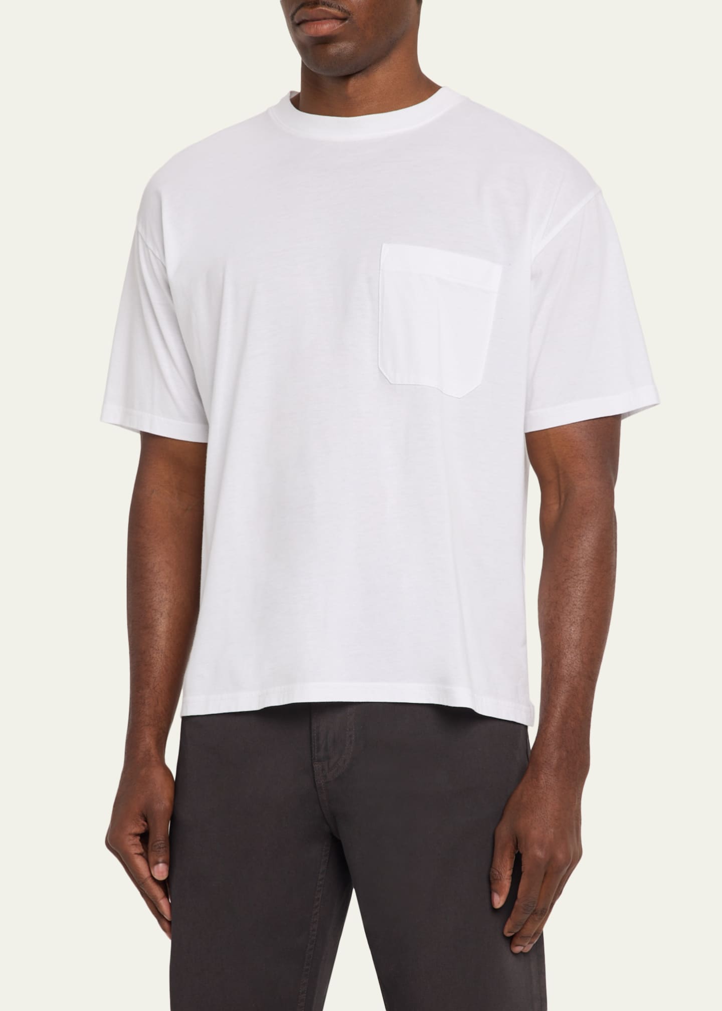 FRAME Men's Cotton Relaxed Pocket T-Shirt - Bergdorf Goodman