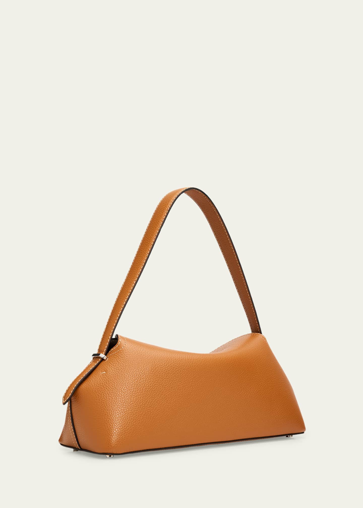 Toteme Grained Leather T-Lock Shoulder Bag - Bergdorf Goodman