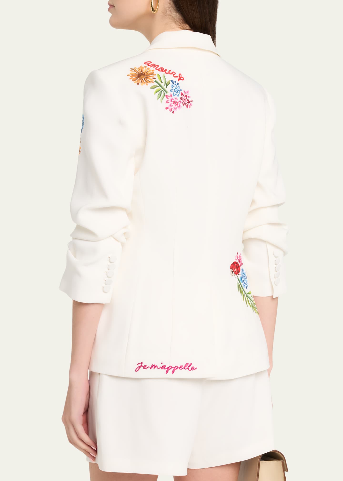 Cinq a Sept Cheyenne Embroidered Vine Blazer - Bergdorf Goodman