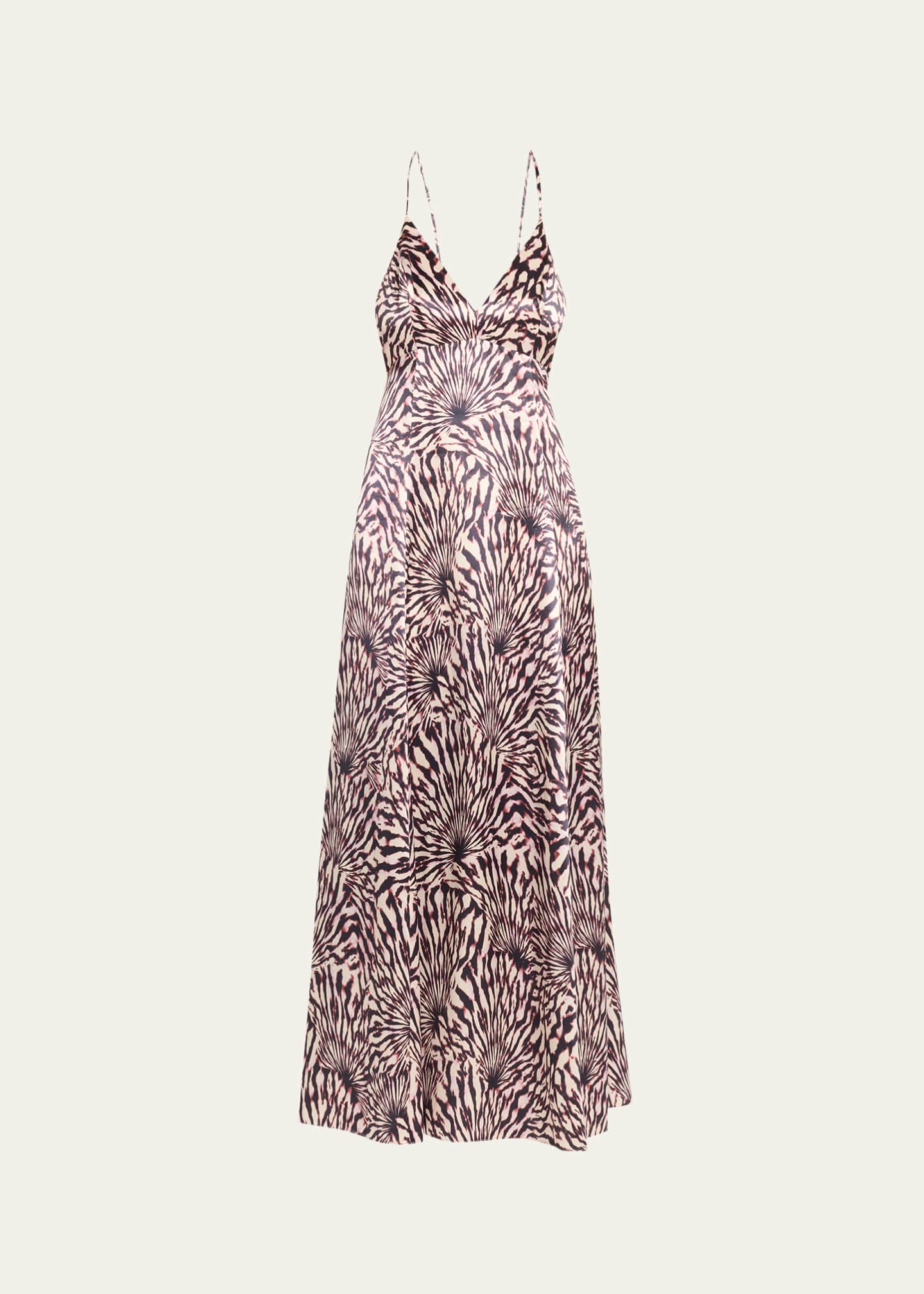Ulla Johnson Oriana Sleeveless Open-Back Satin Dress - Bergdorf Goodman