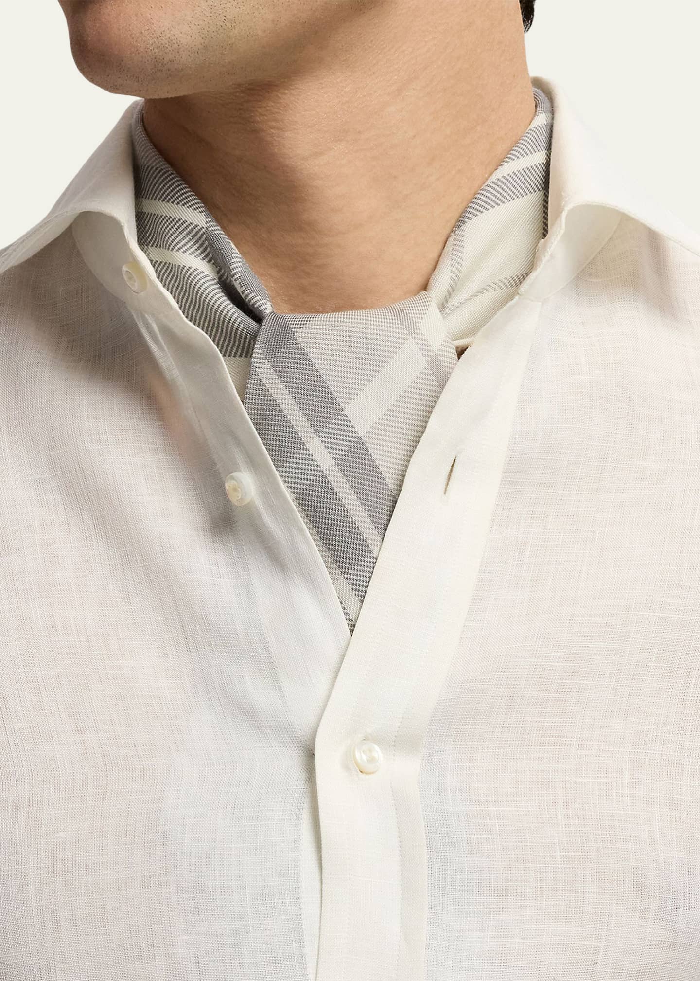 Ralph Lauren Purple Label Men's Cotton Plaid Neckerchief - Bergdorf Goodman
