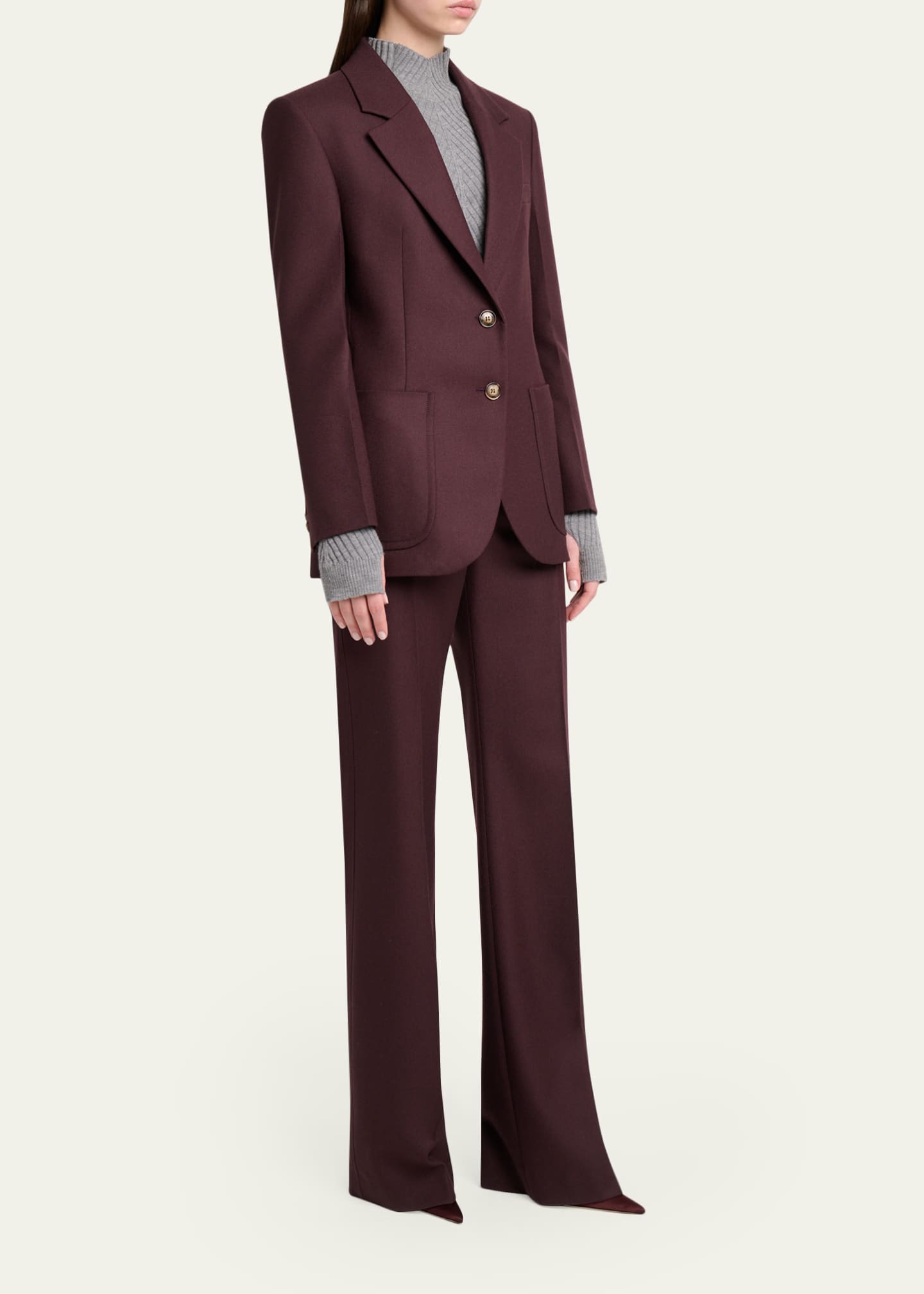 Victoria Beckham Katherine Wool Jacket - Bergdorf Goodman